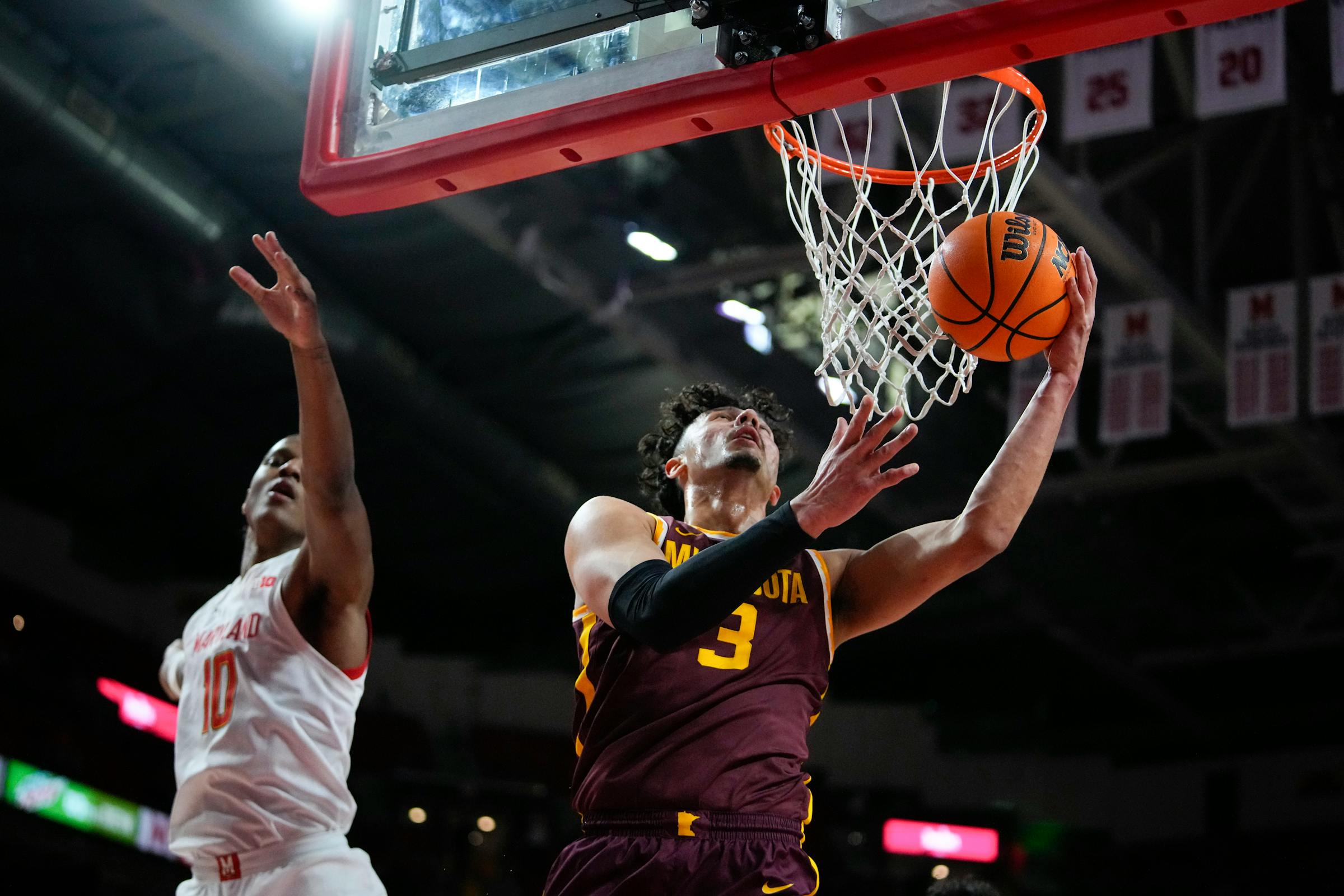 Gophers overpowered by Maryland as men's basketball losing streak ...