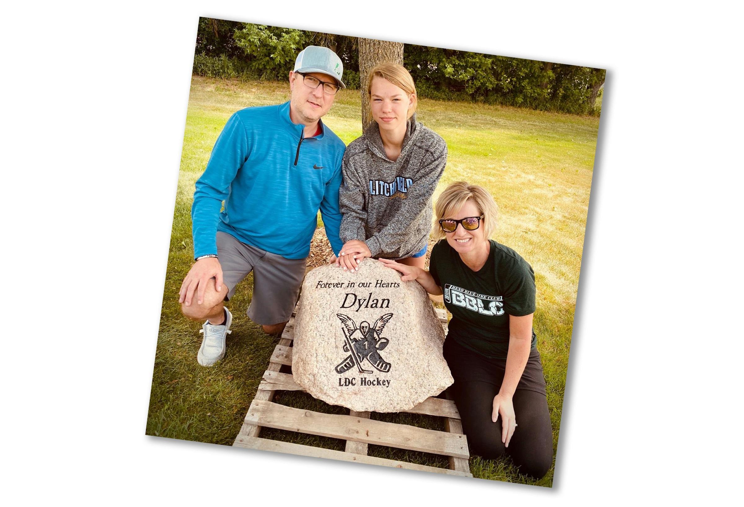 Dylan died this summer and became 'a superhero'