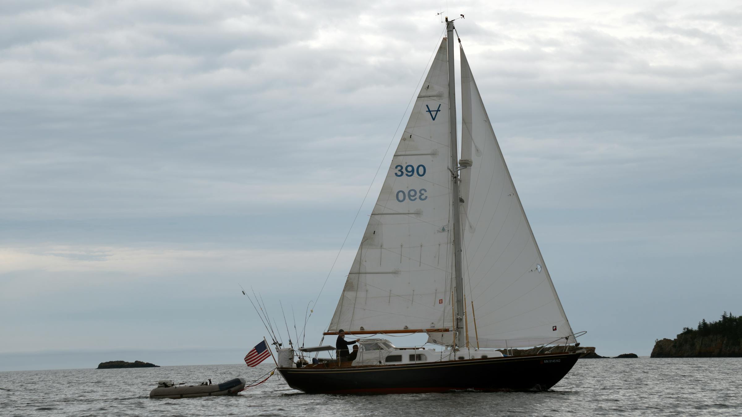 Bound for Isle Royale by sail, with dreams of big fish