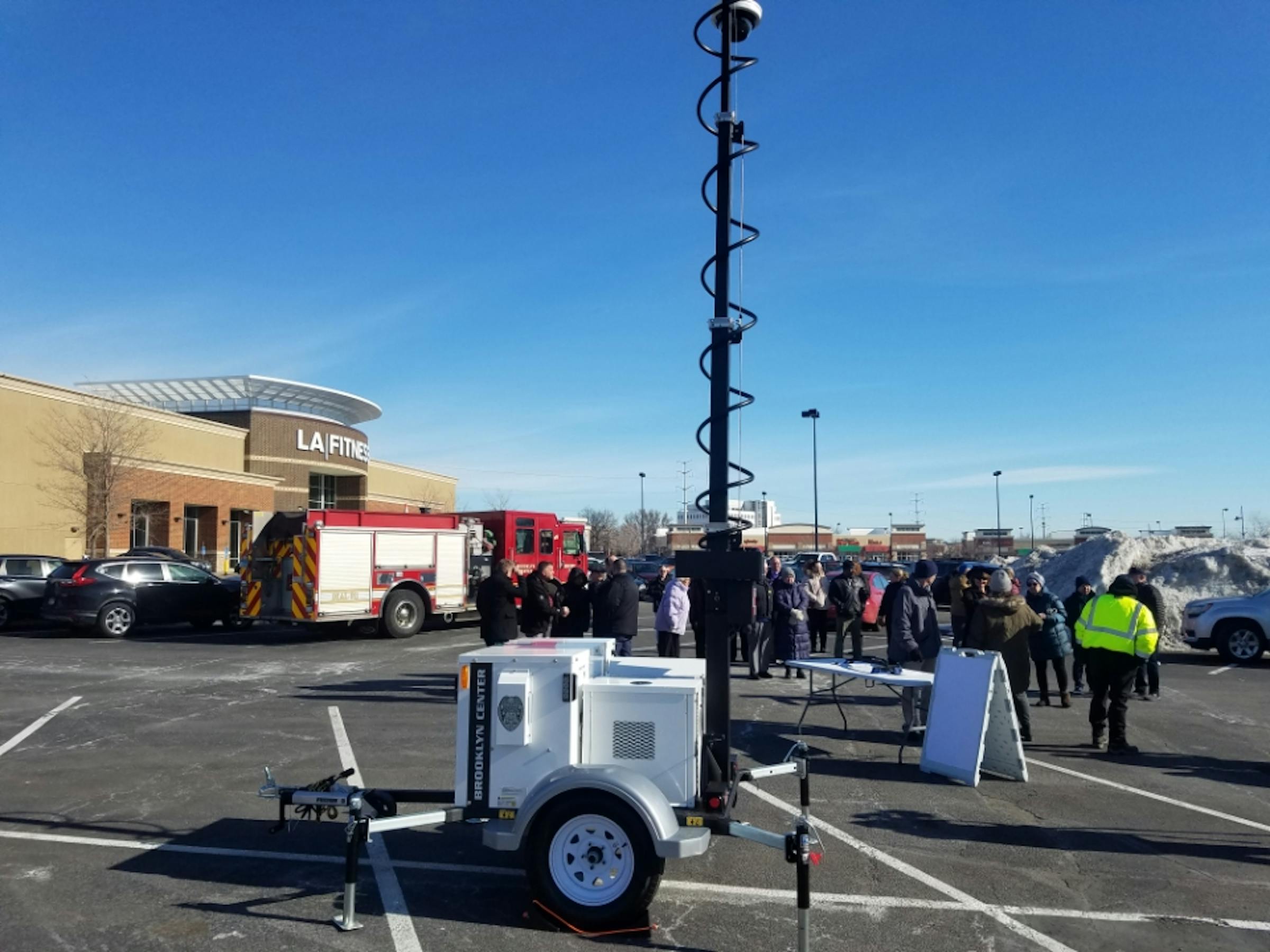 Brooklyn Center police get first pole-mounted mobile camera