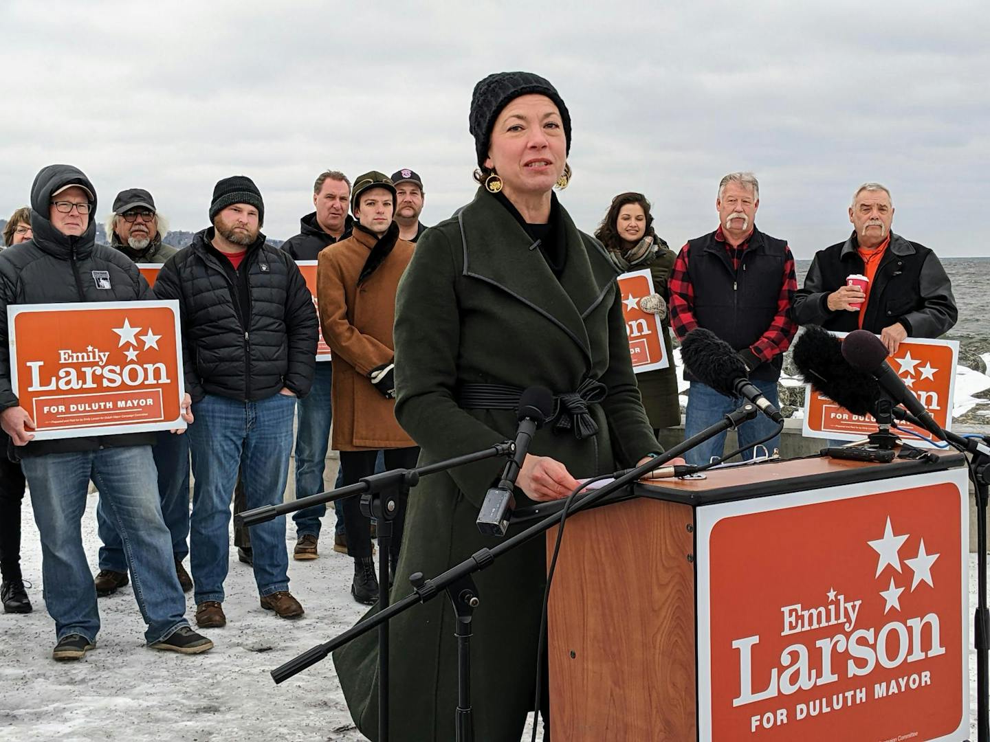 Duluth Mayor Emily Larson announces bid for third term