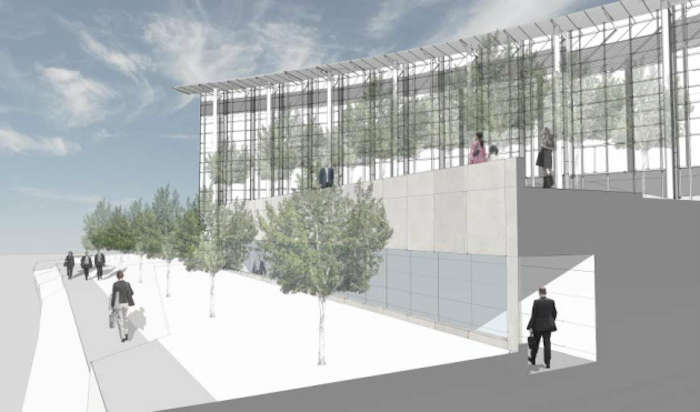 New Senate building features: Natural light, reflecting pool, fitness room
