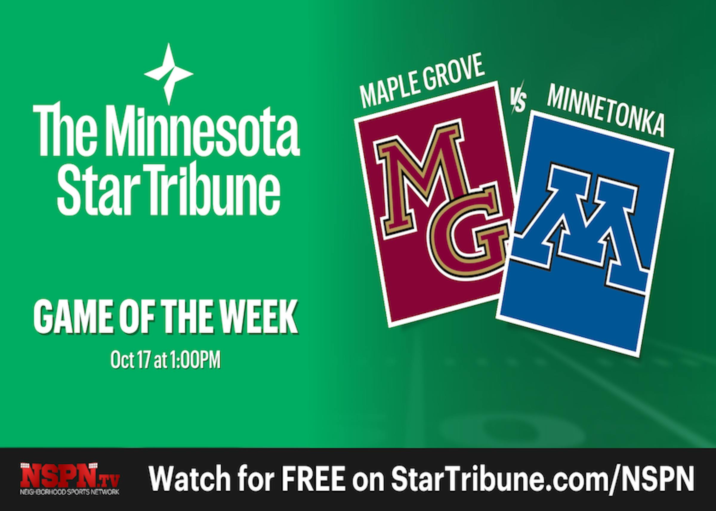 Watch a free livestream of Maple Grove football at Minnetonka football ...