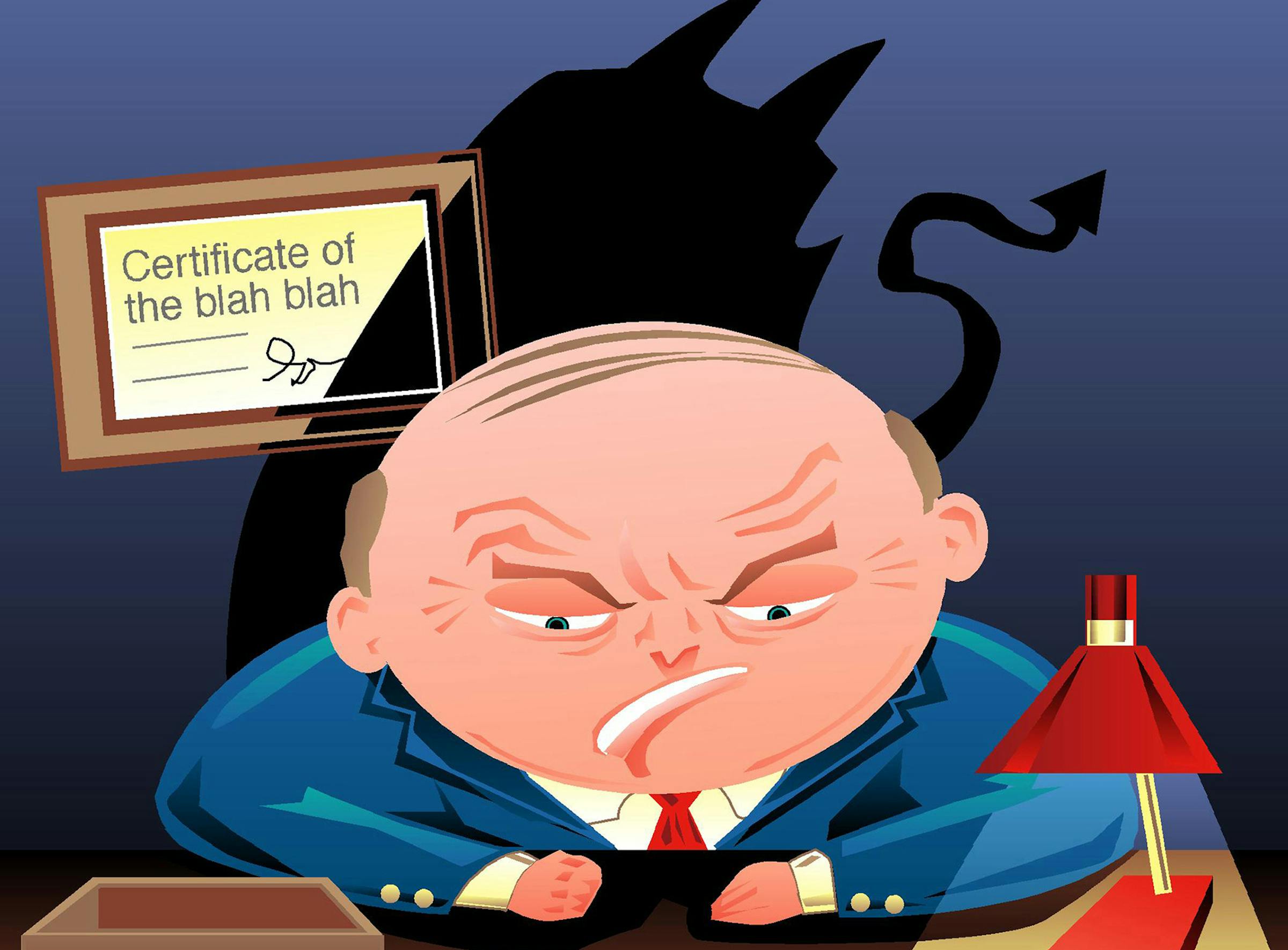 Bosses behaving badly do no favors to the entities they represent
