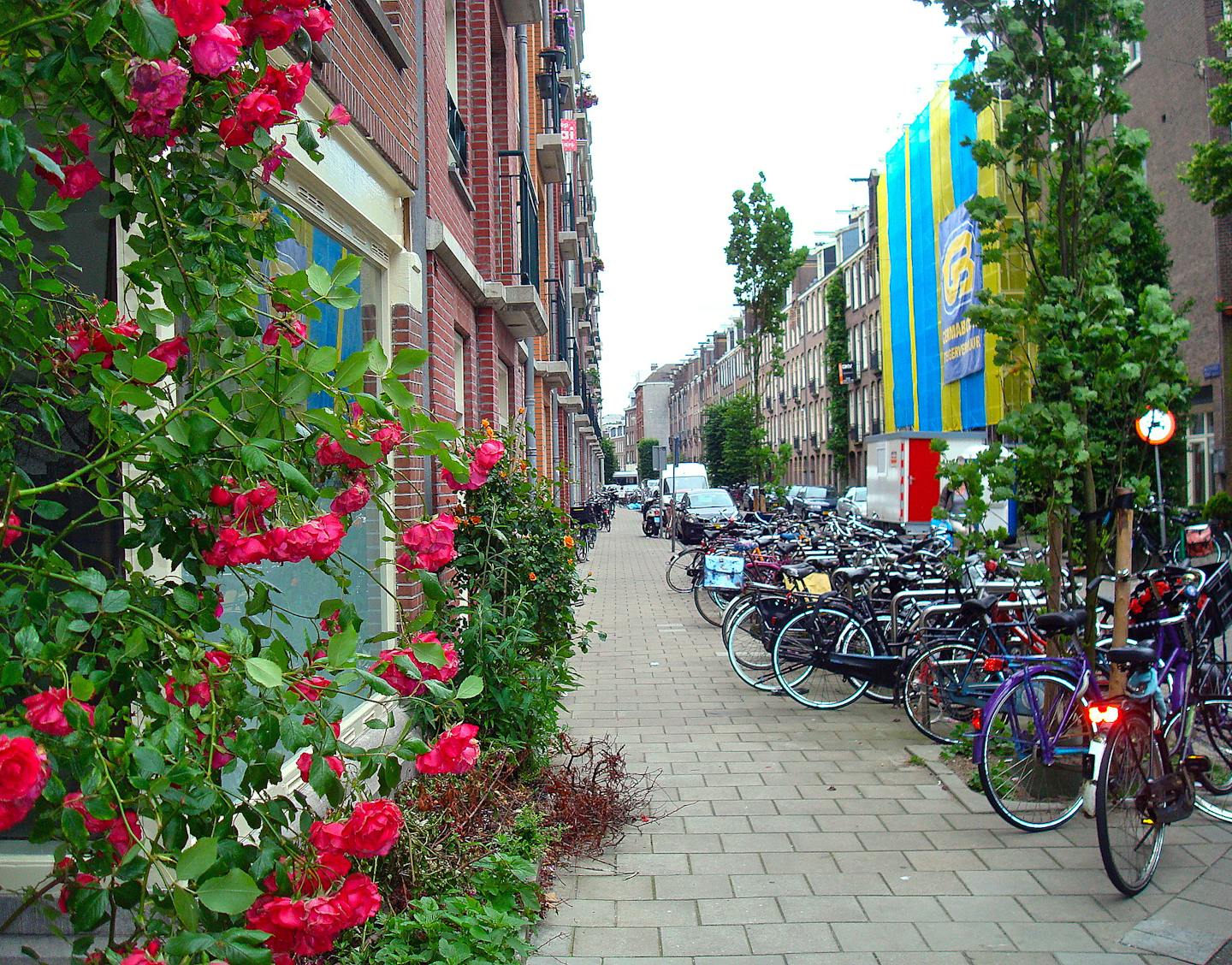 Authentic Amsterdam in the De Pijp neighborhood