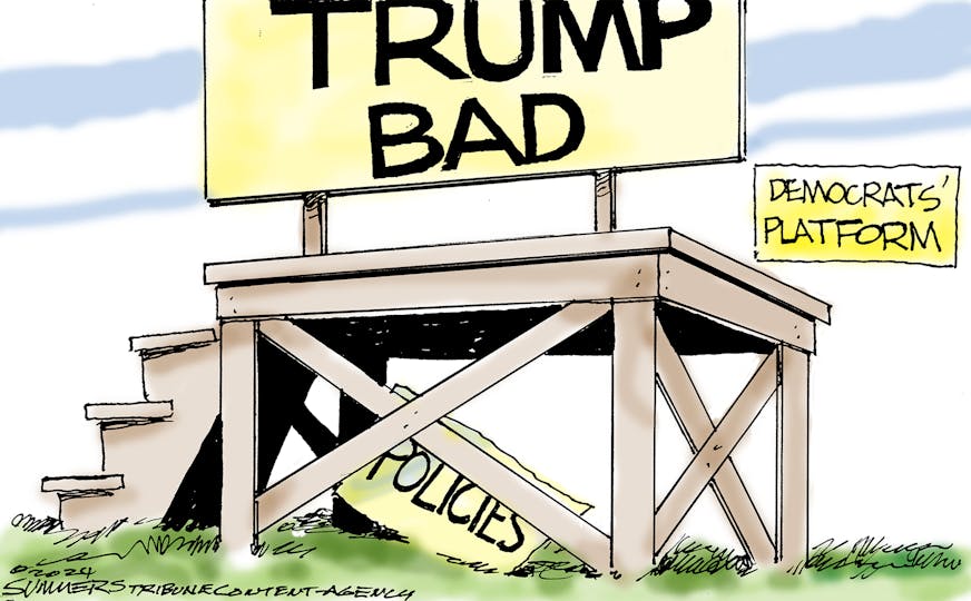 Sack cartoon: Occam's razor