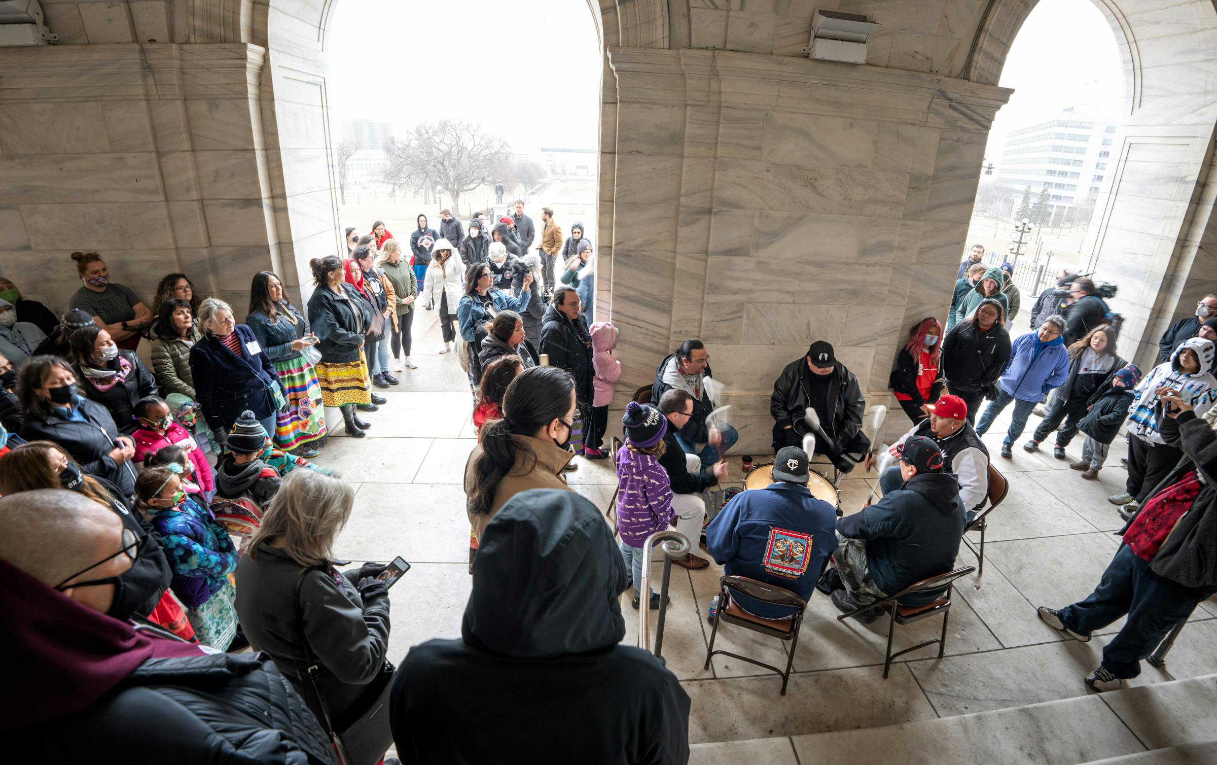 American Indian groups rally at Capitol for state money for 12 new ...
