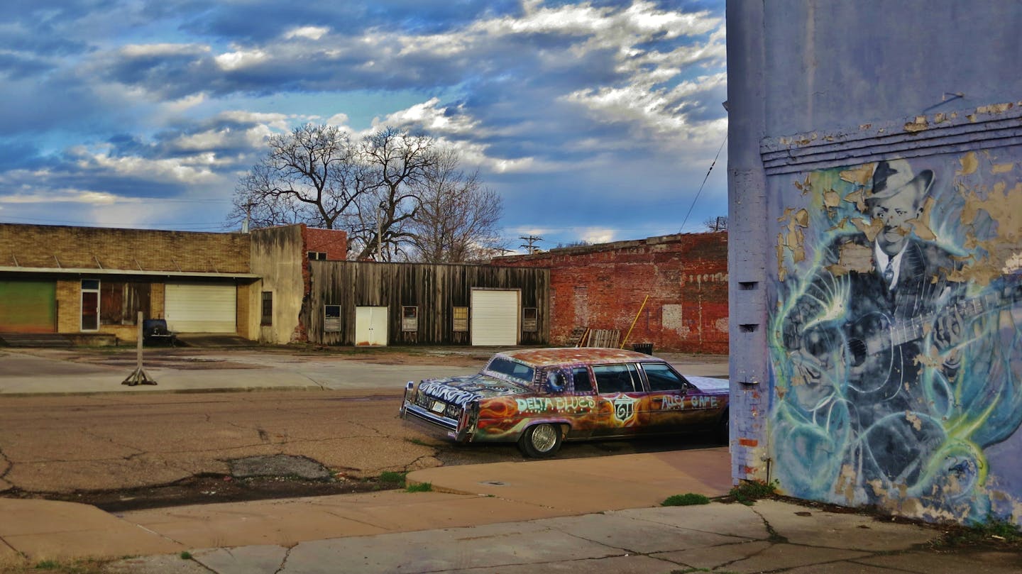 Going down to the crossroads in Clarksdale