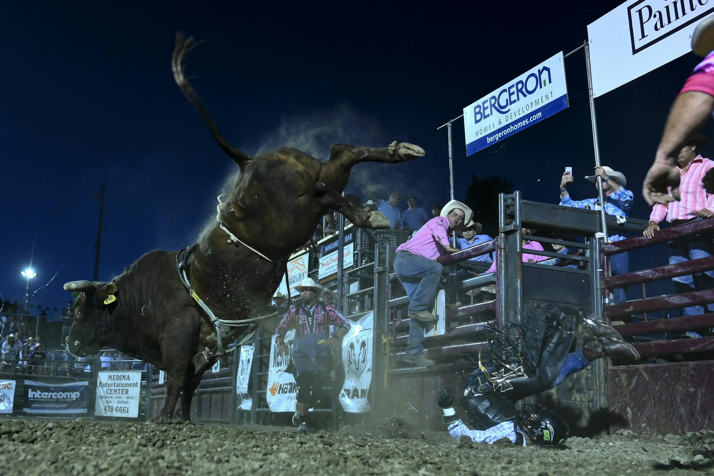 The first night at the Hamel rodeo