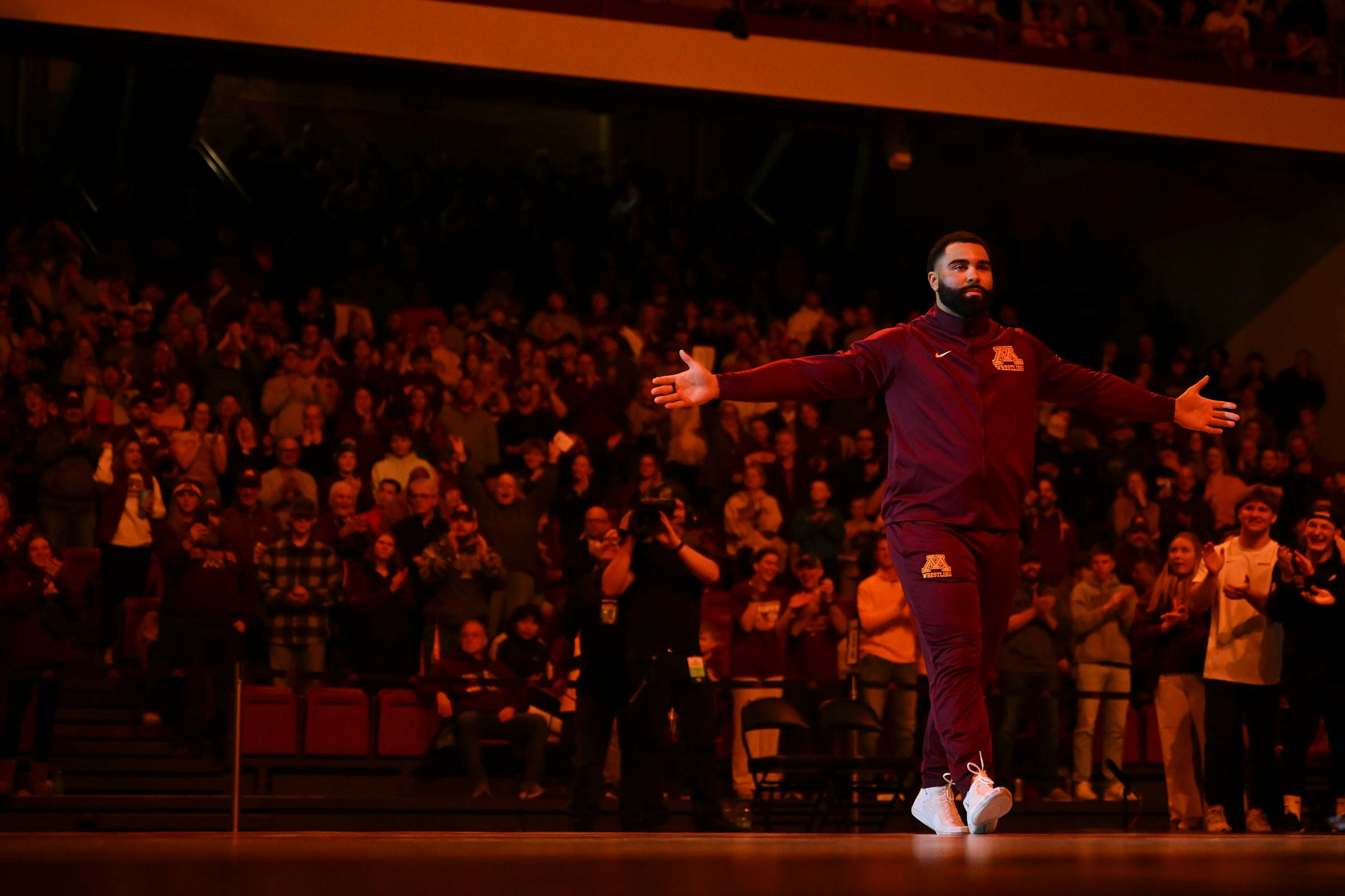 Minnesota Gophers wrestler Gable Steveson takes his 63rd victory in a row