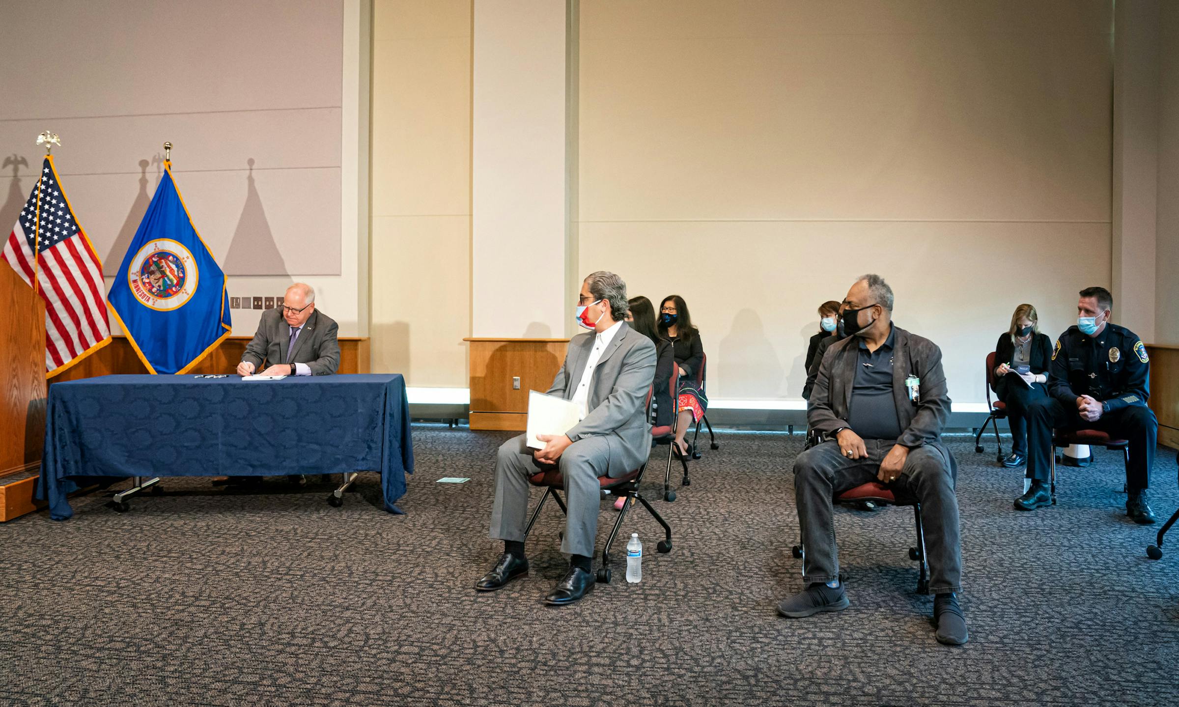 Gov. Tim Walz urges more criminal justice policy changes next session