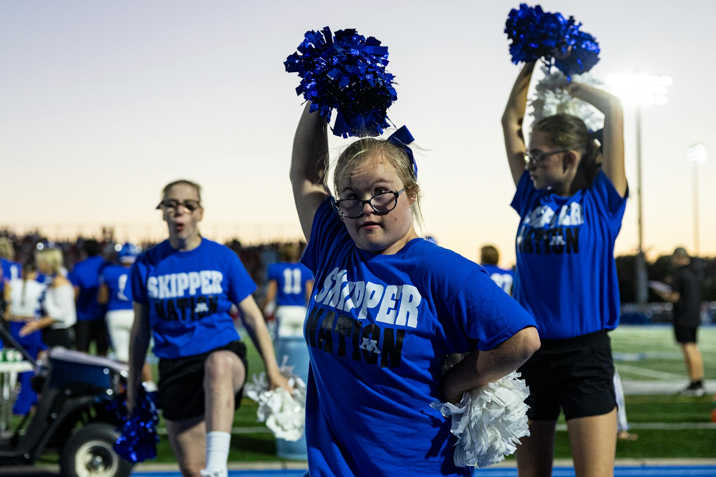 The story behind that extra cheerleading sparkle at Minnetonka football ...