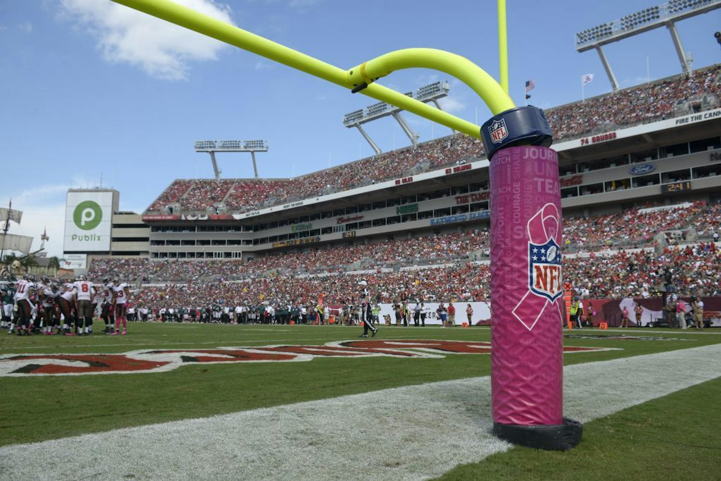 Only 8% from pink NFL merch goes to breast cancer research