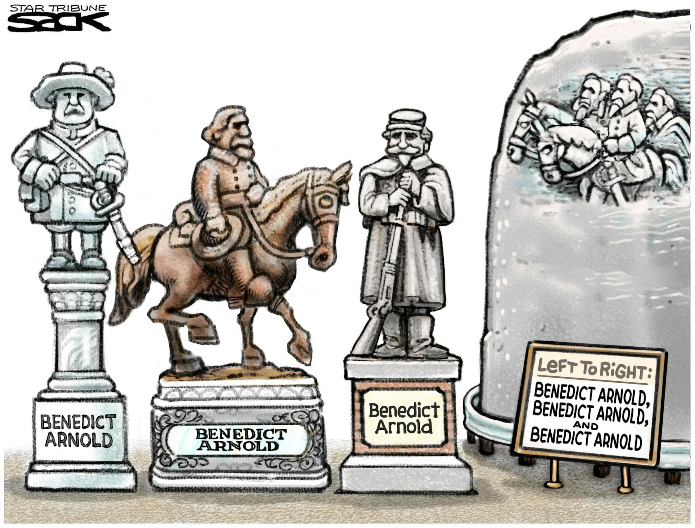 Sack cartoon: Traitors