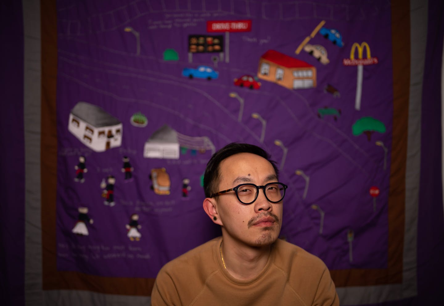 Ger Xiong uses traditional Hmong techniques to tell a modern story ...
