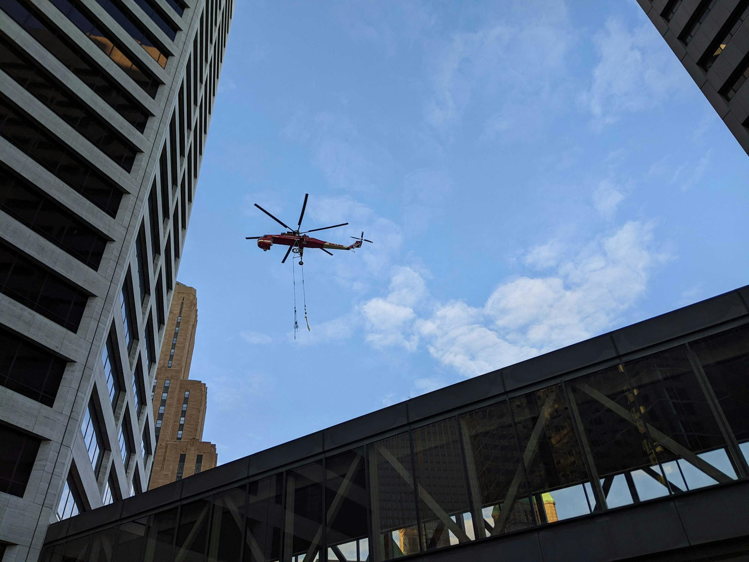 Hearing helicopters, seeing police presence in downtown Minneapolis ...