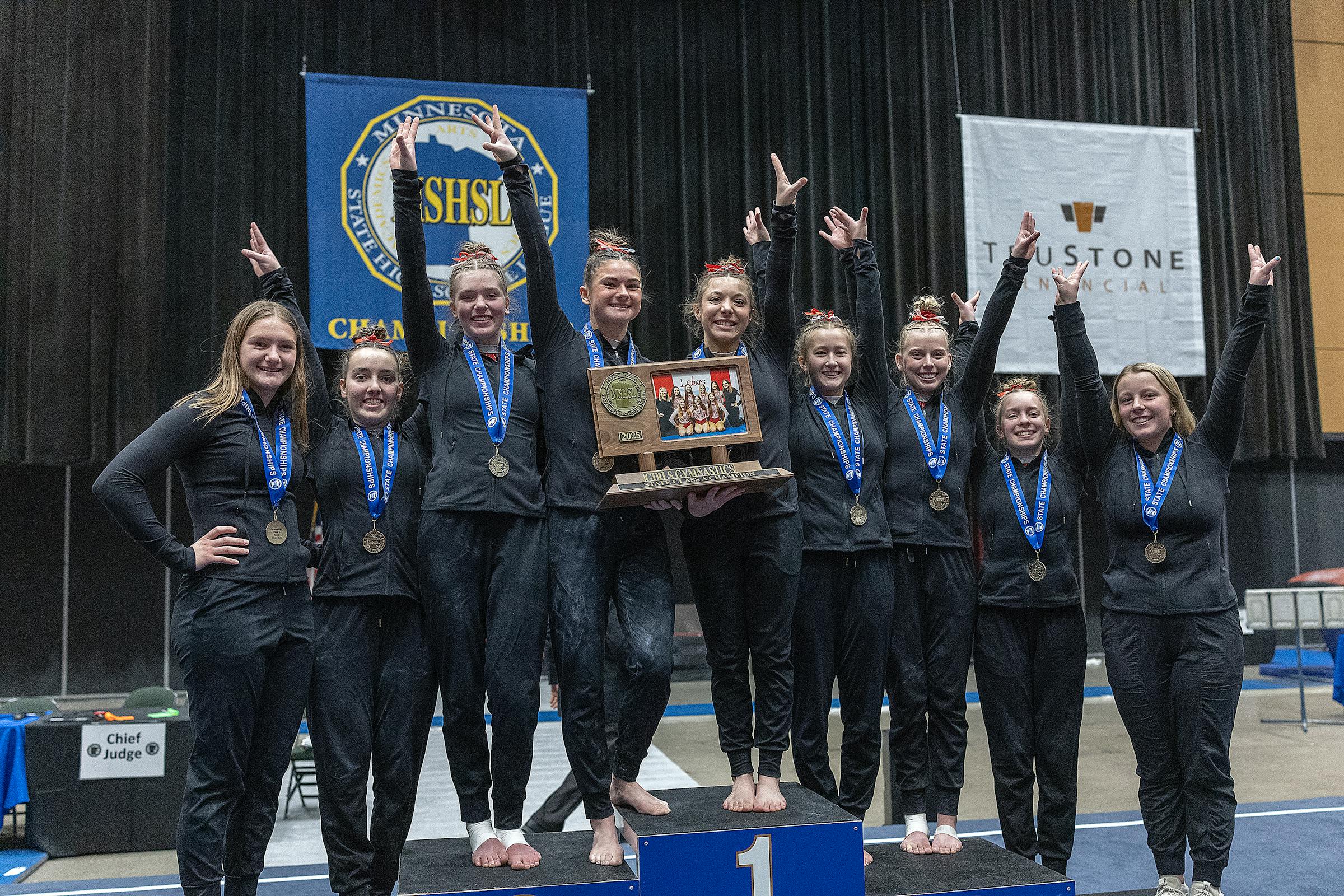 MN girls gymnastics team state rankings through Jan. 5
