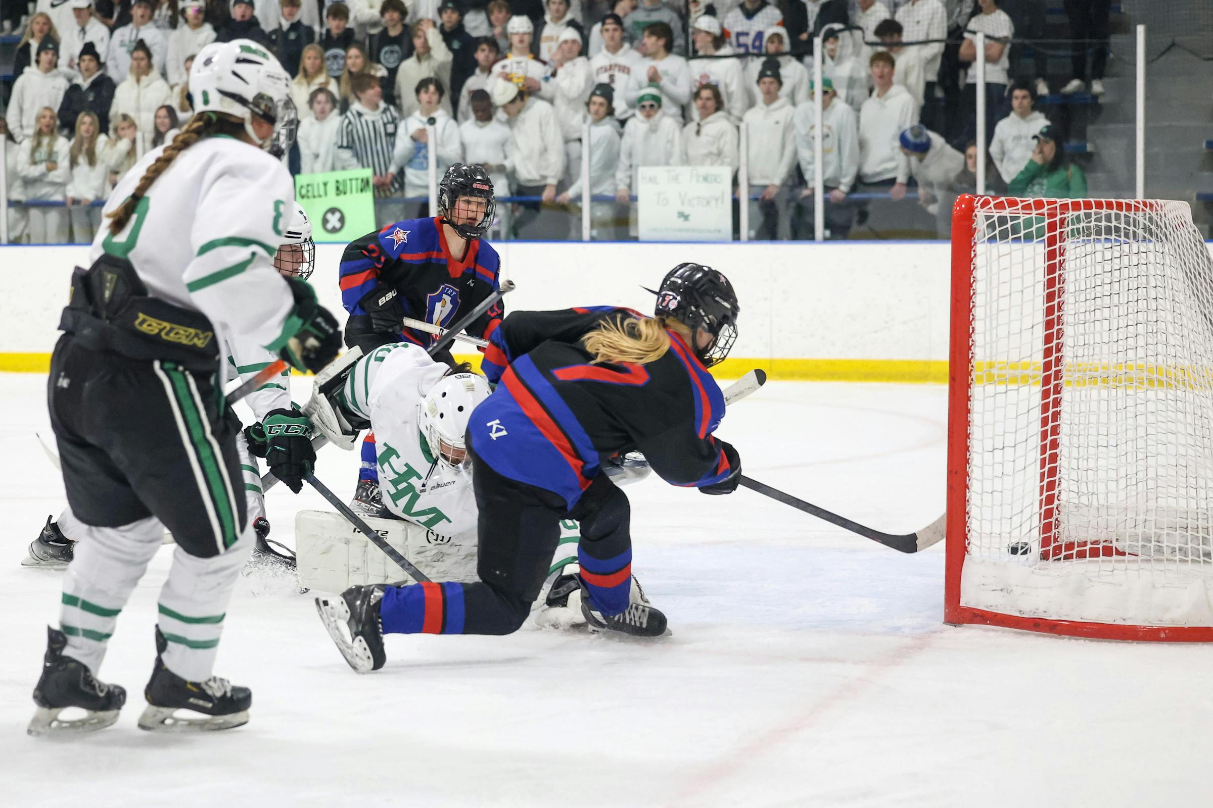 Gentry Academy sinks Hill-Murray again in girls hockey section final