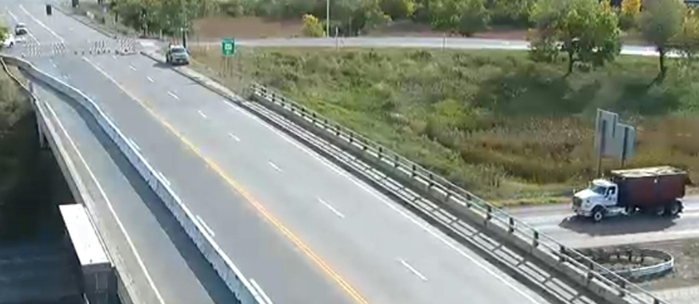 Bridge over Hwy. 169 damaged by wayward truck reopens