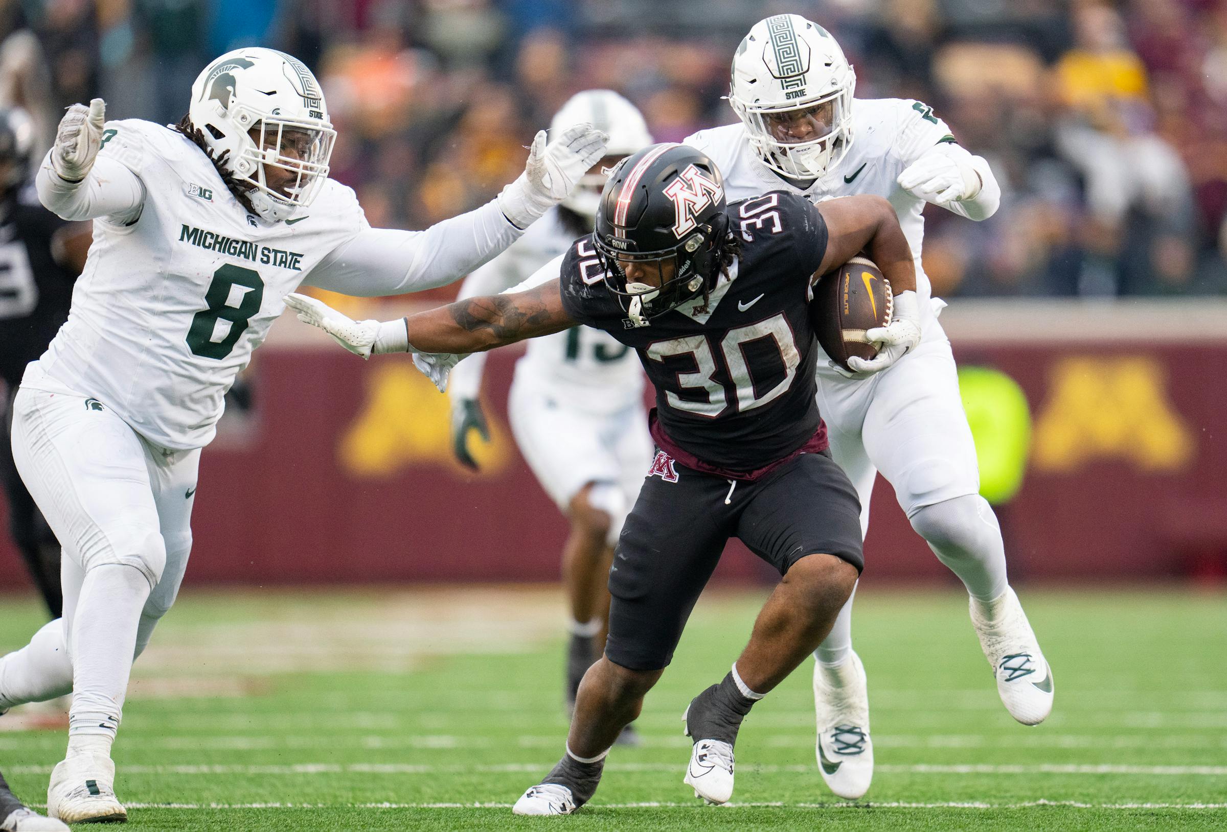 Jordan Nubin breaks through as Gophers make it two in a row with 27-12 ...