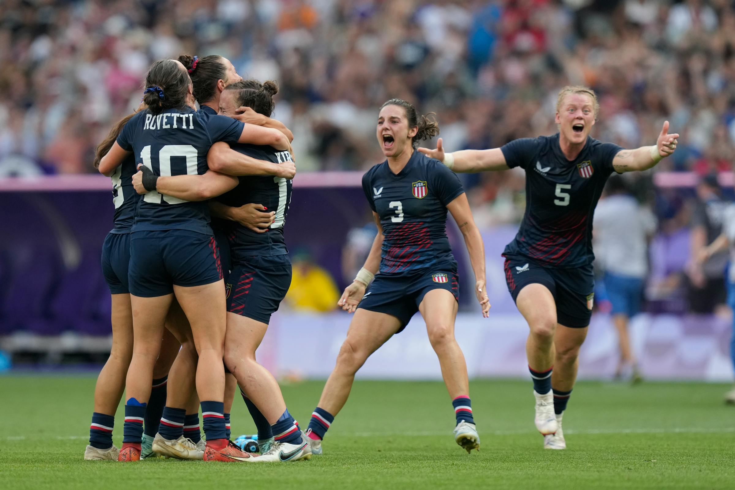 US women win a first Olympic medal in rugby sevens with a comeback ...