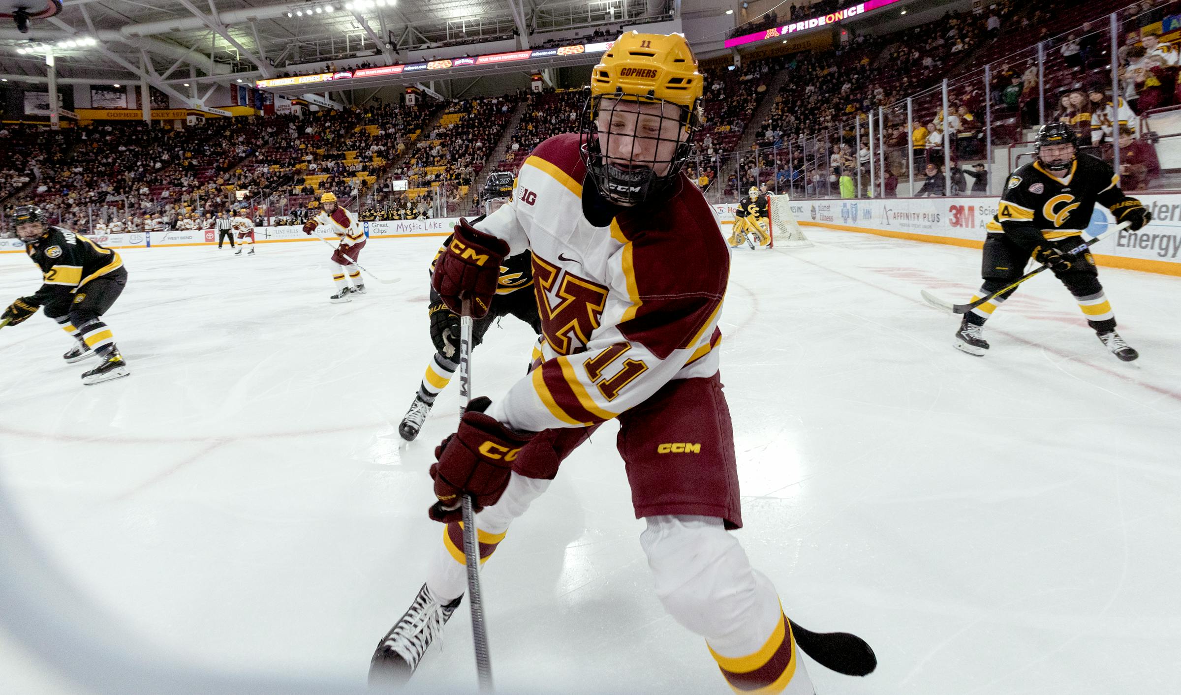 Gophers hockey freshman Oliver Moore shows why Blackhawks made him ...