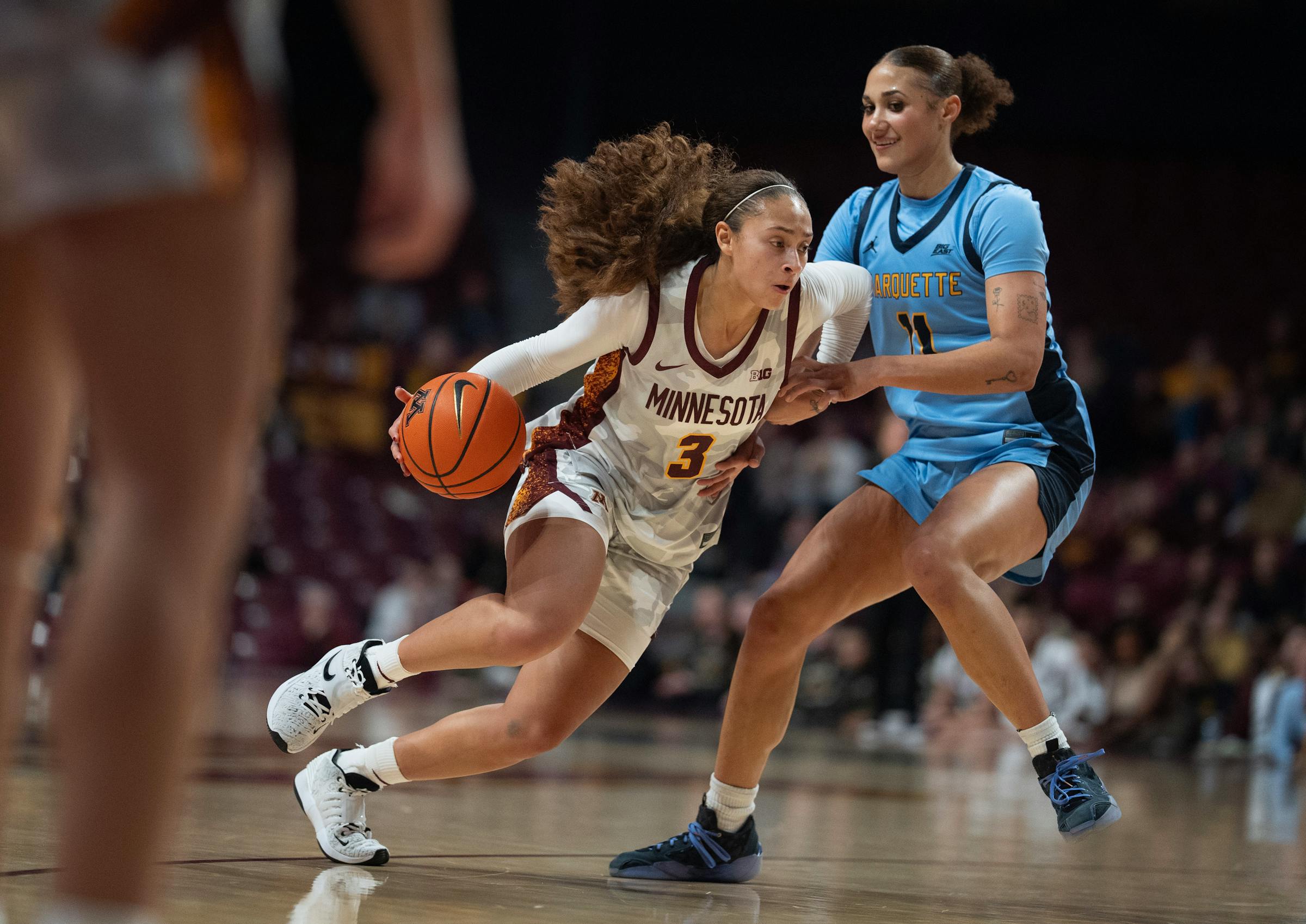 Gophers women's basketball guard Amaya Battle loves "Hamilton"