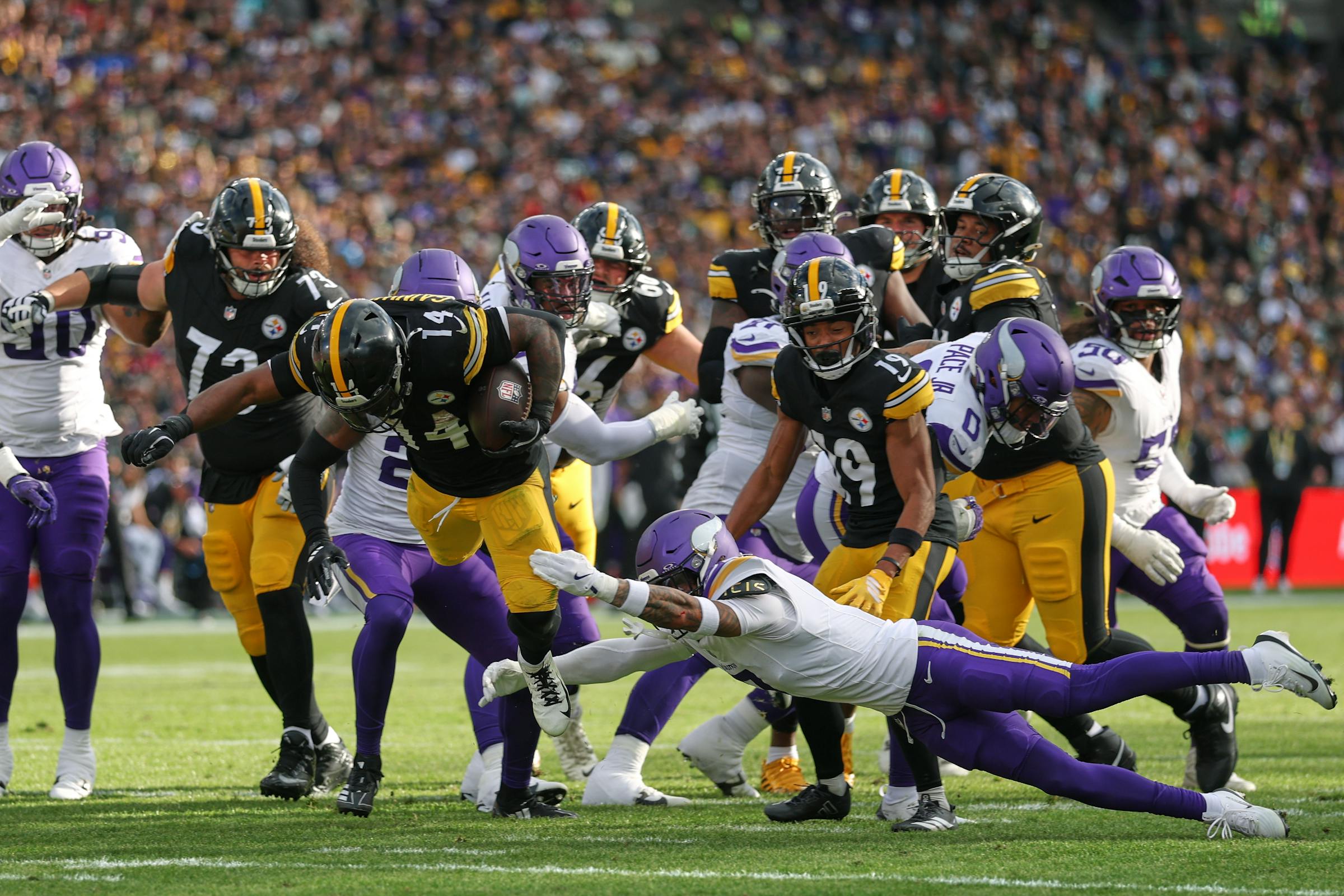 Recap: MN Vikings lose to the Steelers 24-21 in Dublin