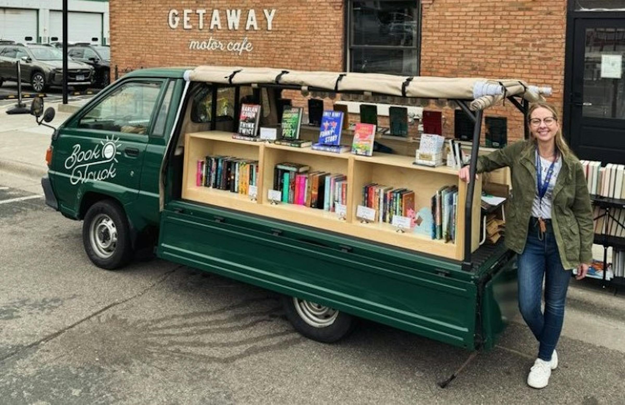 Is it a truck? A bookshop? How about both? The Little Charity Book ...