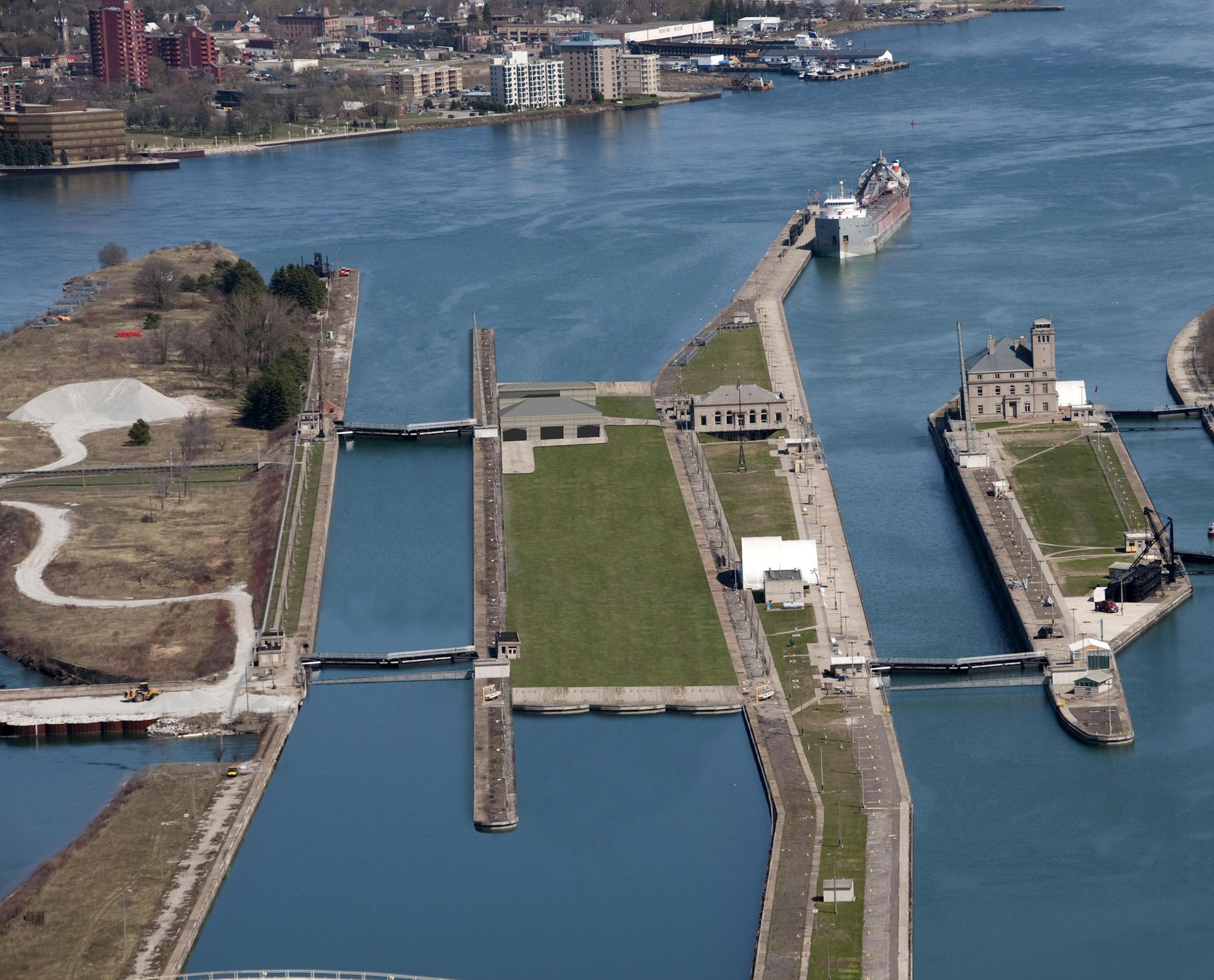 Construction begins on $922 million Lake Superior locks project
