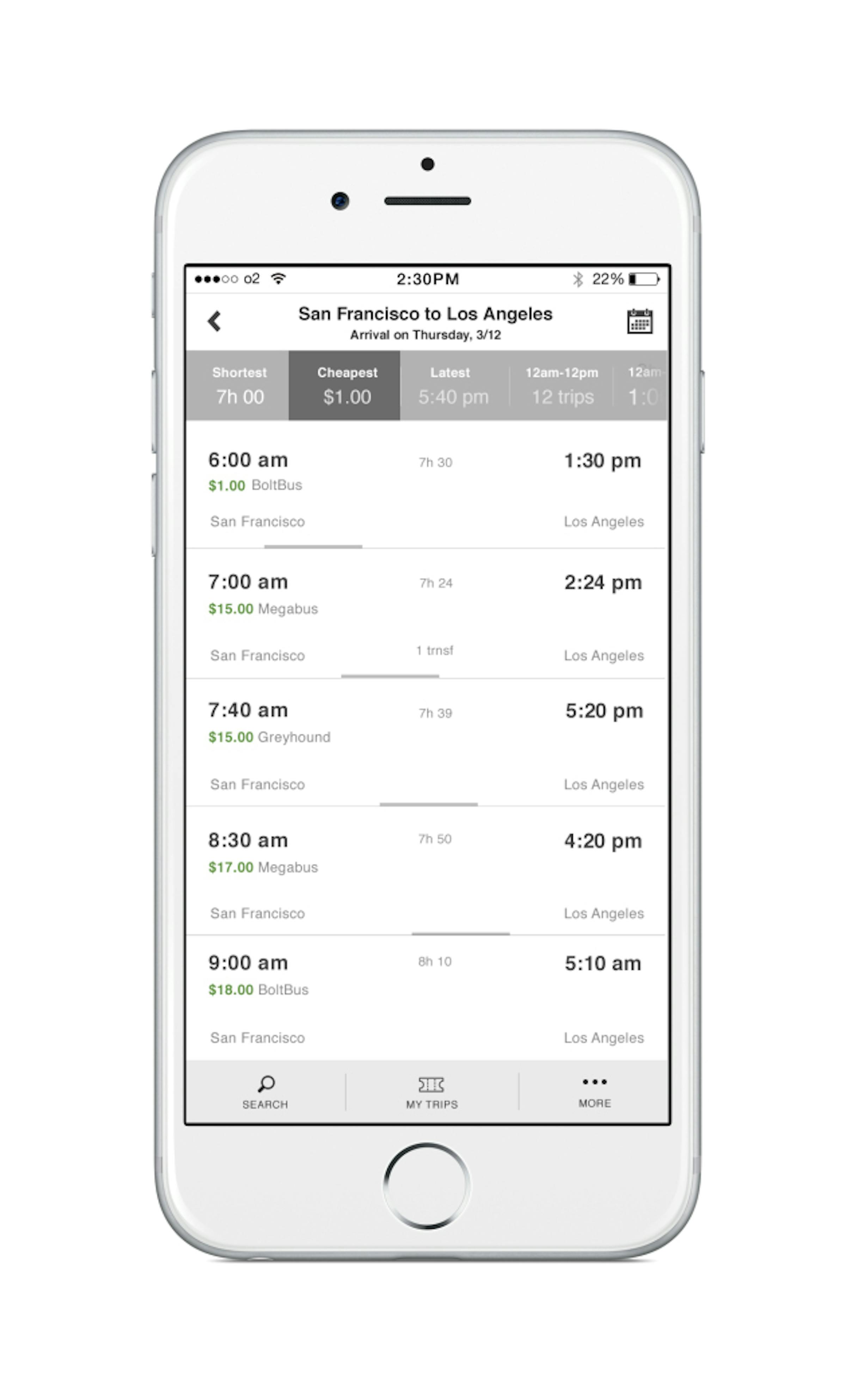 Ground travel aggregator Wanderu launches iPhone app