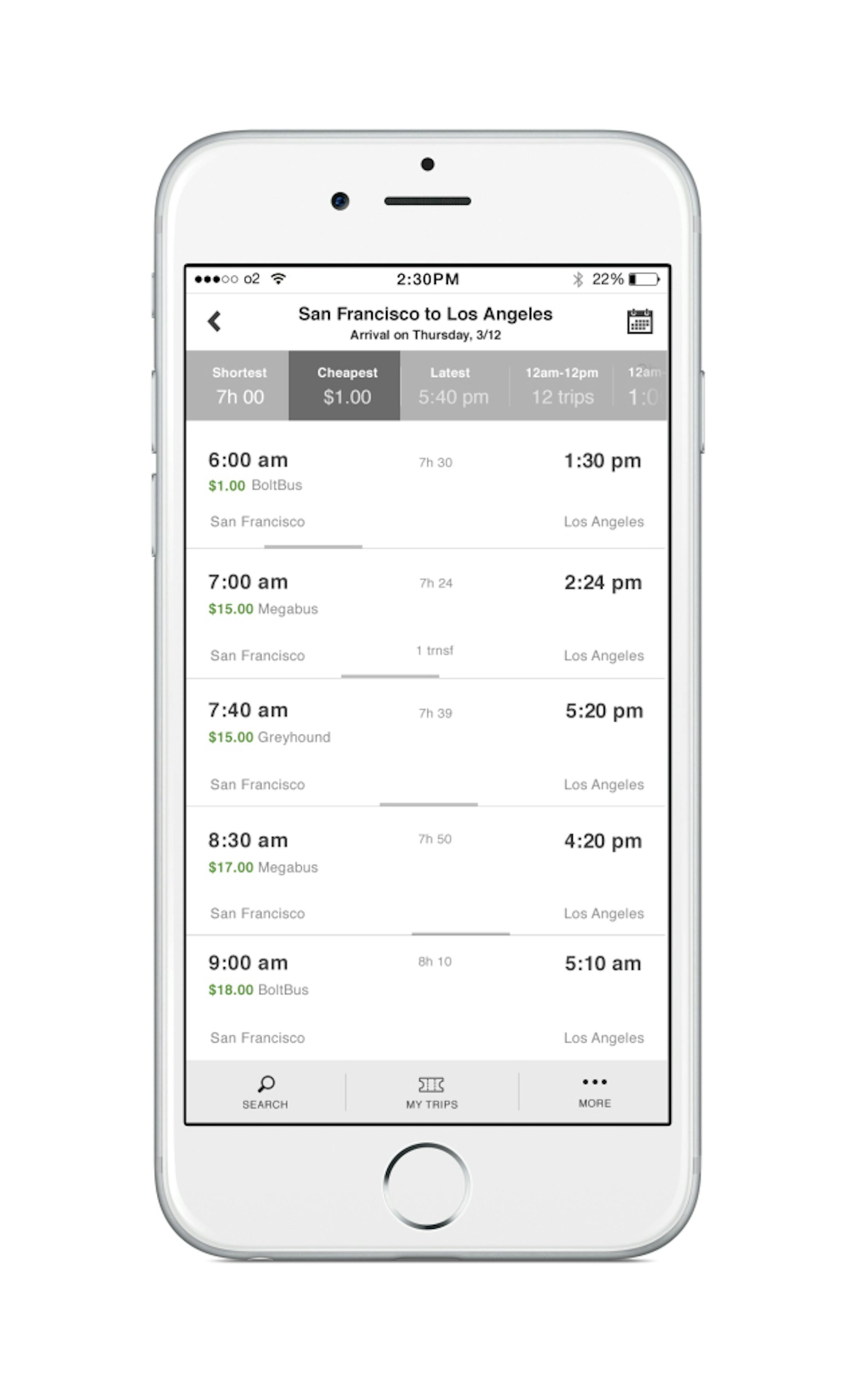 Ground travel aggregator Wanderu launches iPhone app