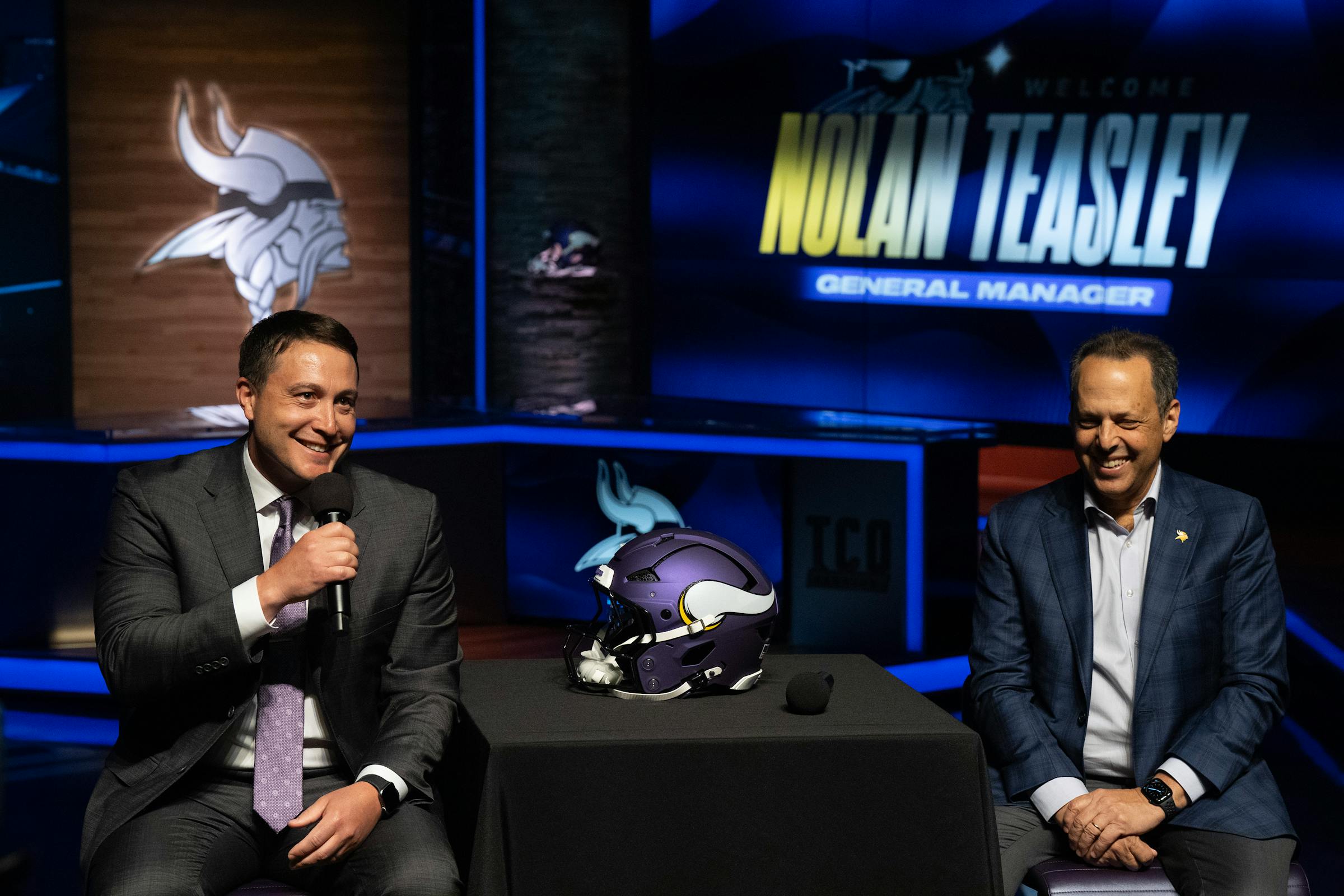 MN Vikings GM Nolan Teasley press conference live stream, updates