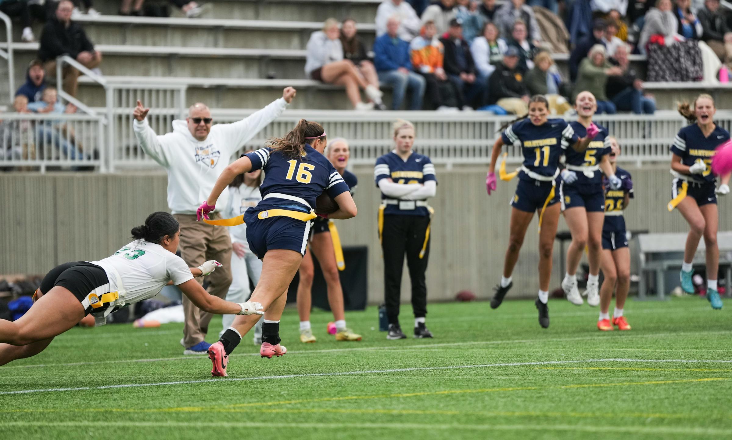 Girls flag football is exploding. Make it a varsity sport.