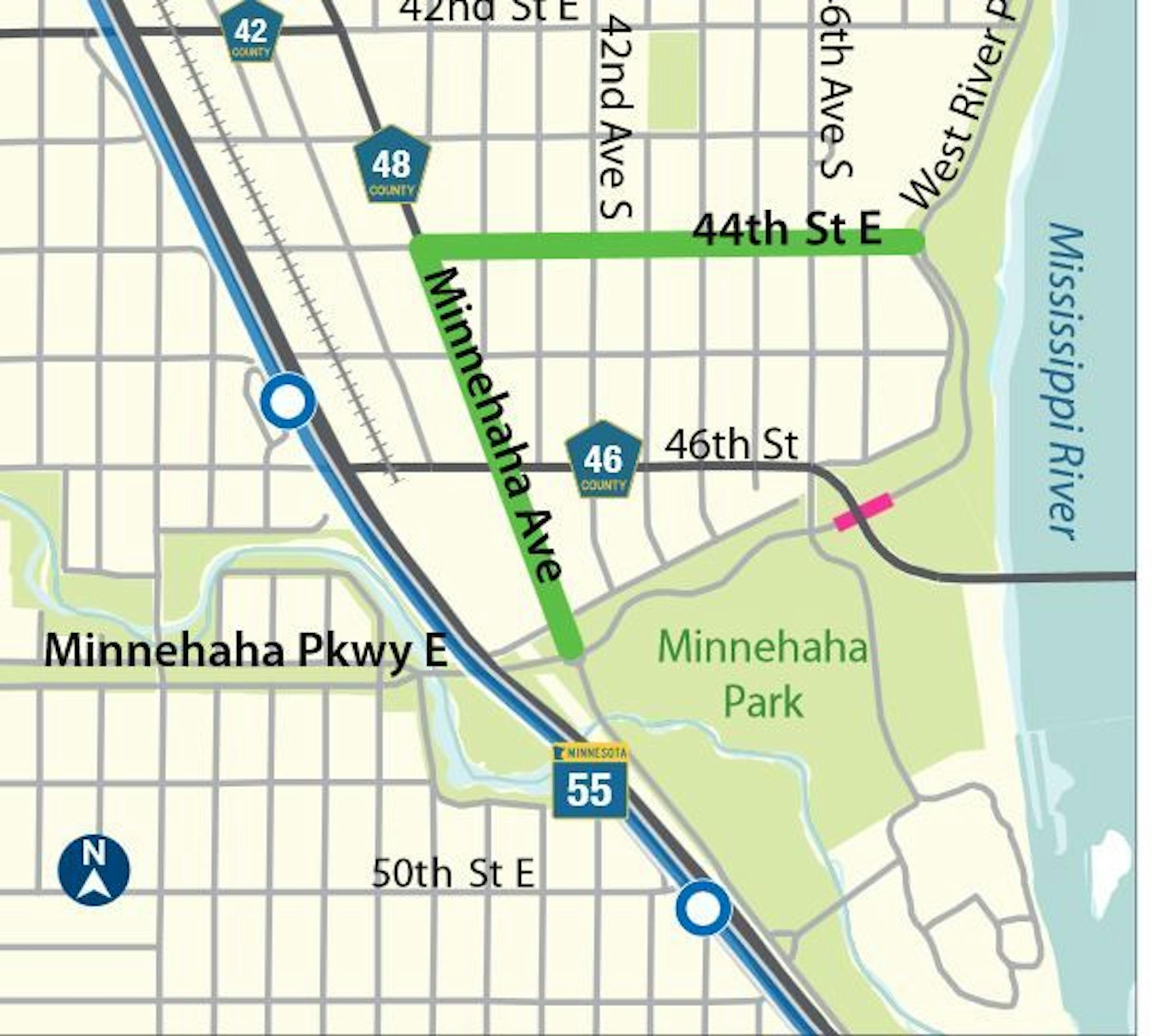 Bridge project begins, Godfrey Parkway near Minnehaha Park closes