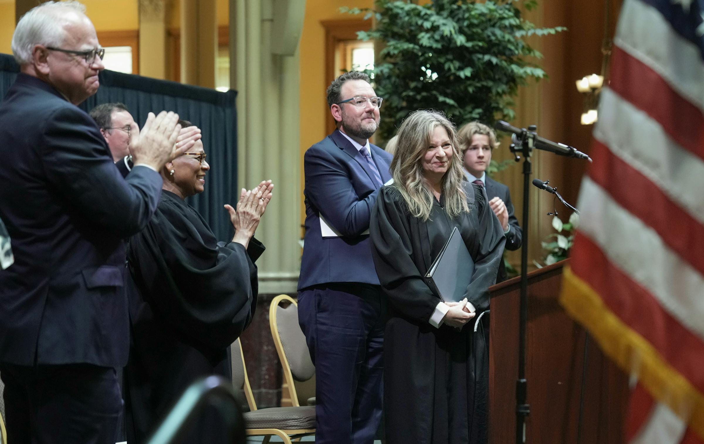 Justice Sarah Hennesy formally sworn in as the newest member of the ...