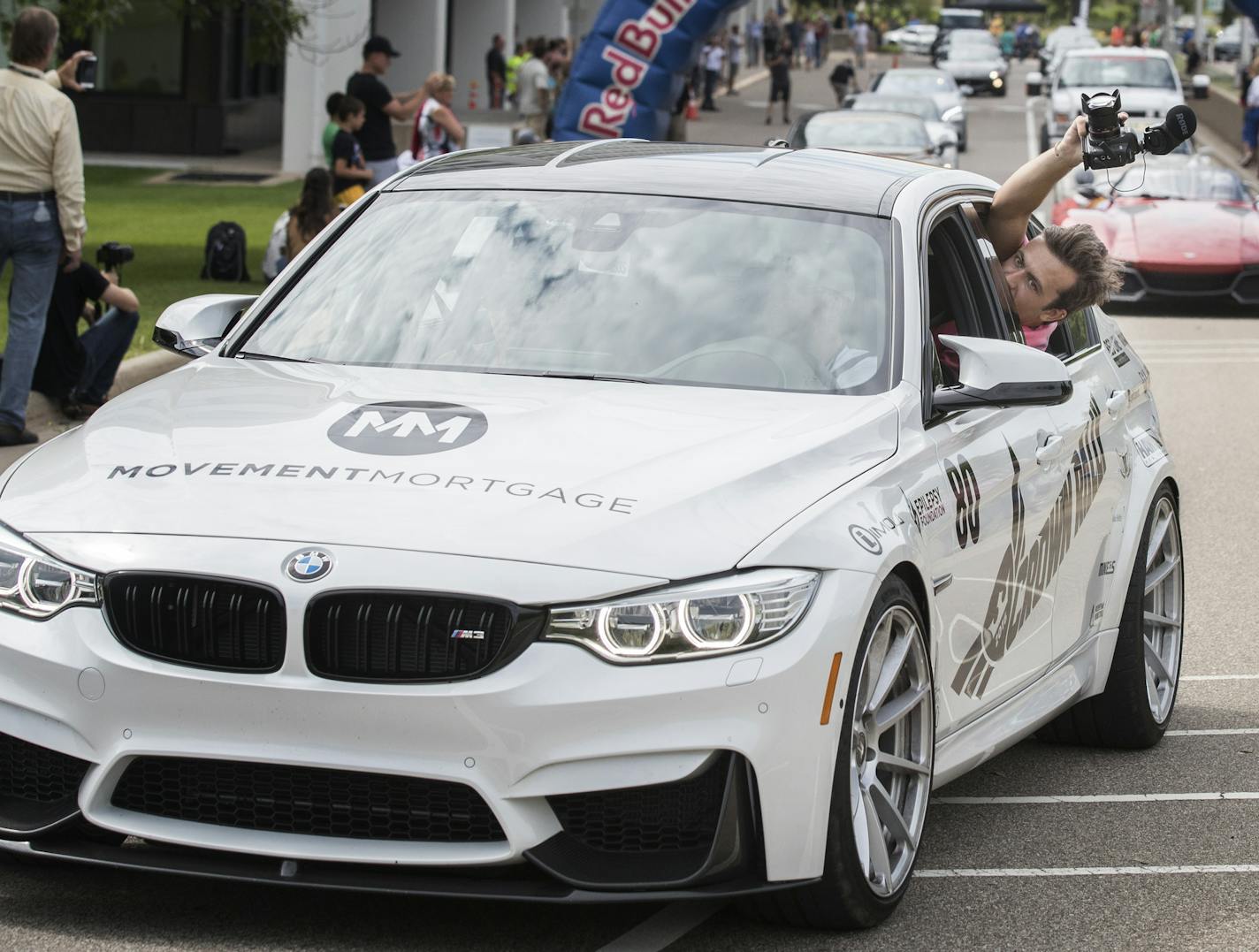 101 exotic cars start Crown Rally at 3M headquarters in Maplewood