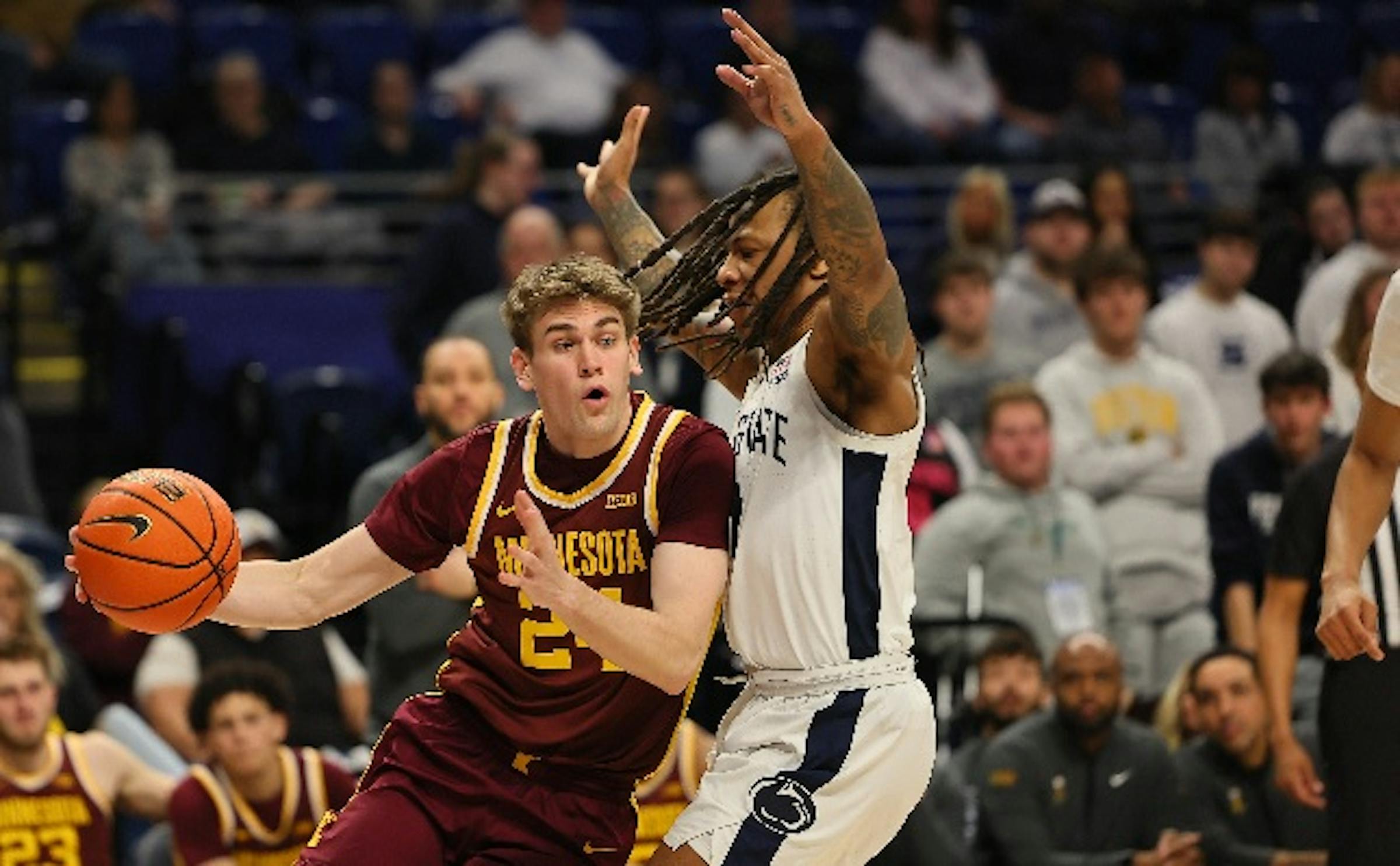 Gophers men's basketball team overcomes slow start behind Dawson Garcia ...