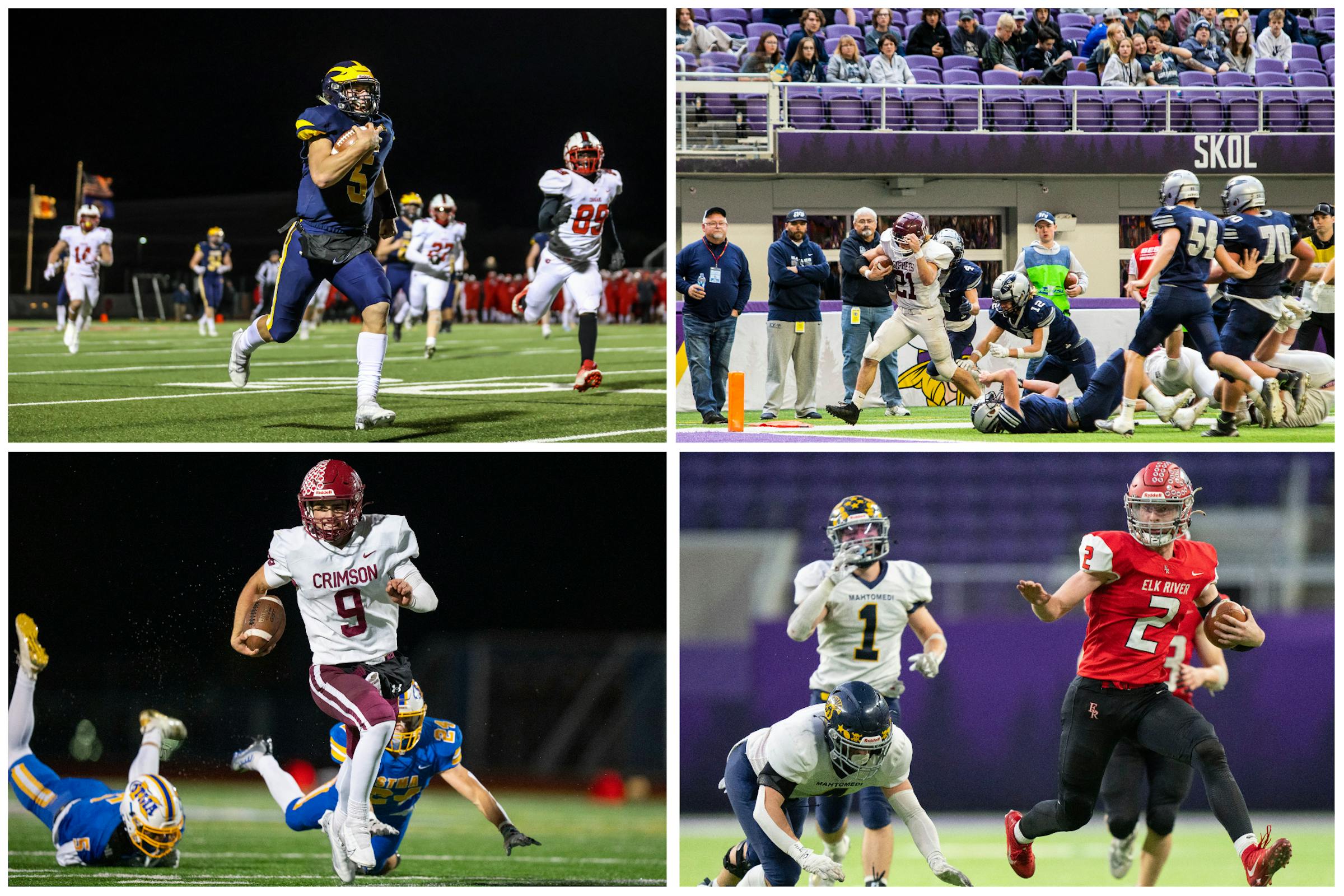 Legs of running quarterbacks bear the hopes of four Prep Bowl teams