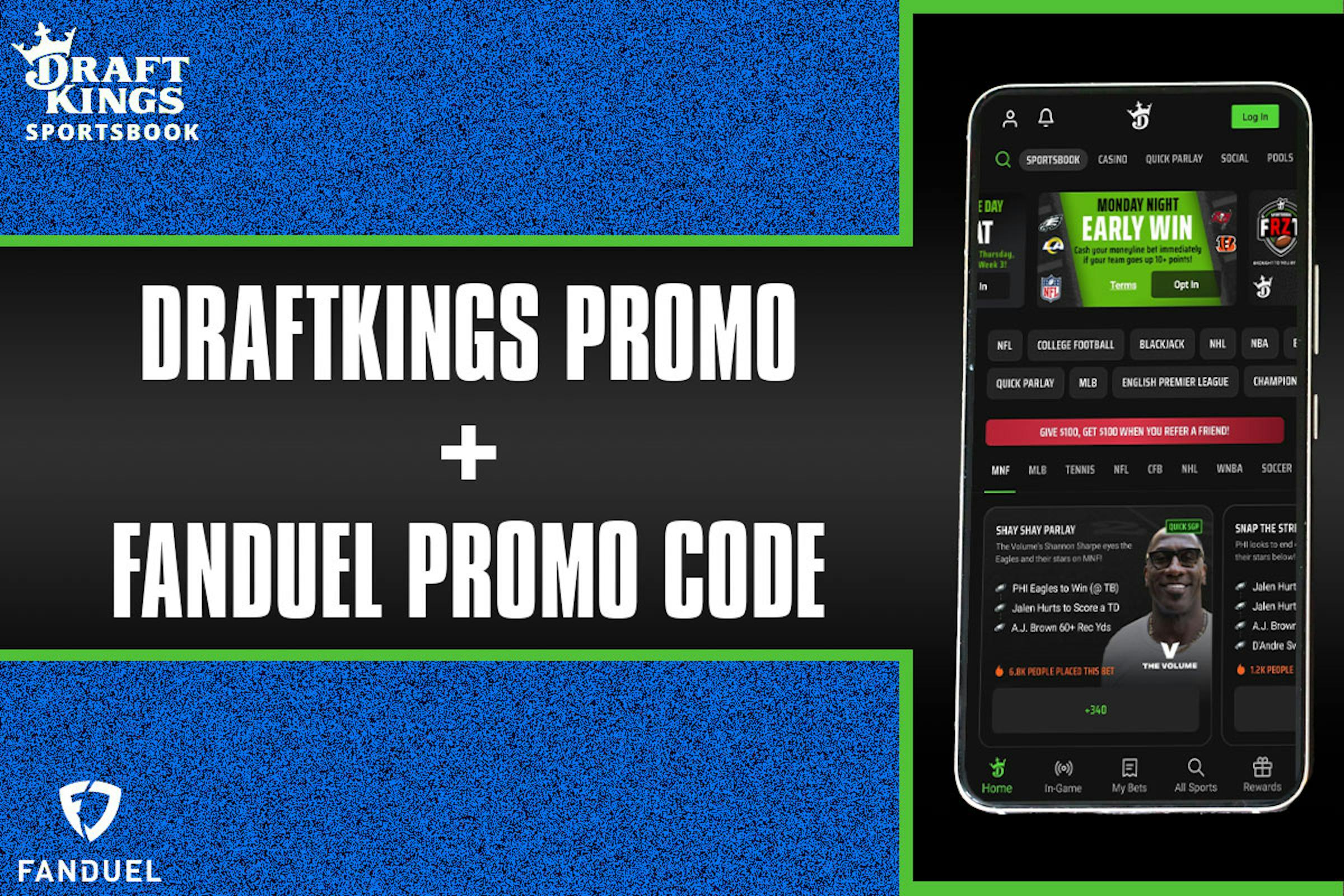 DraftKings promo code + FanDuel promo code score $1,150 in NBA bonuses