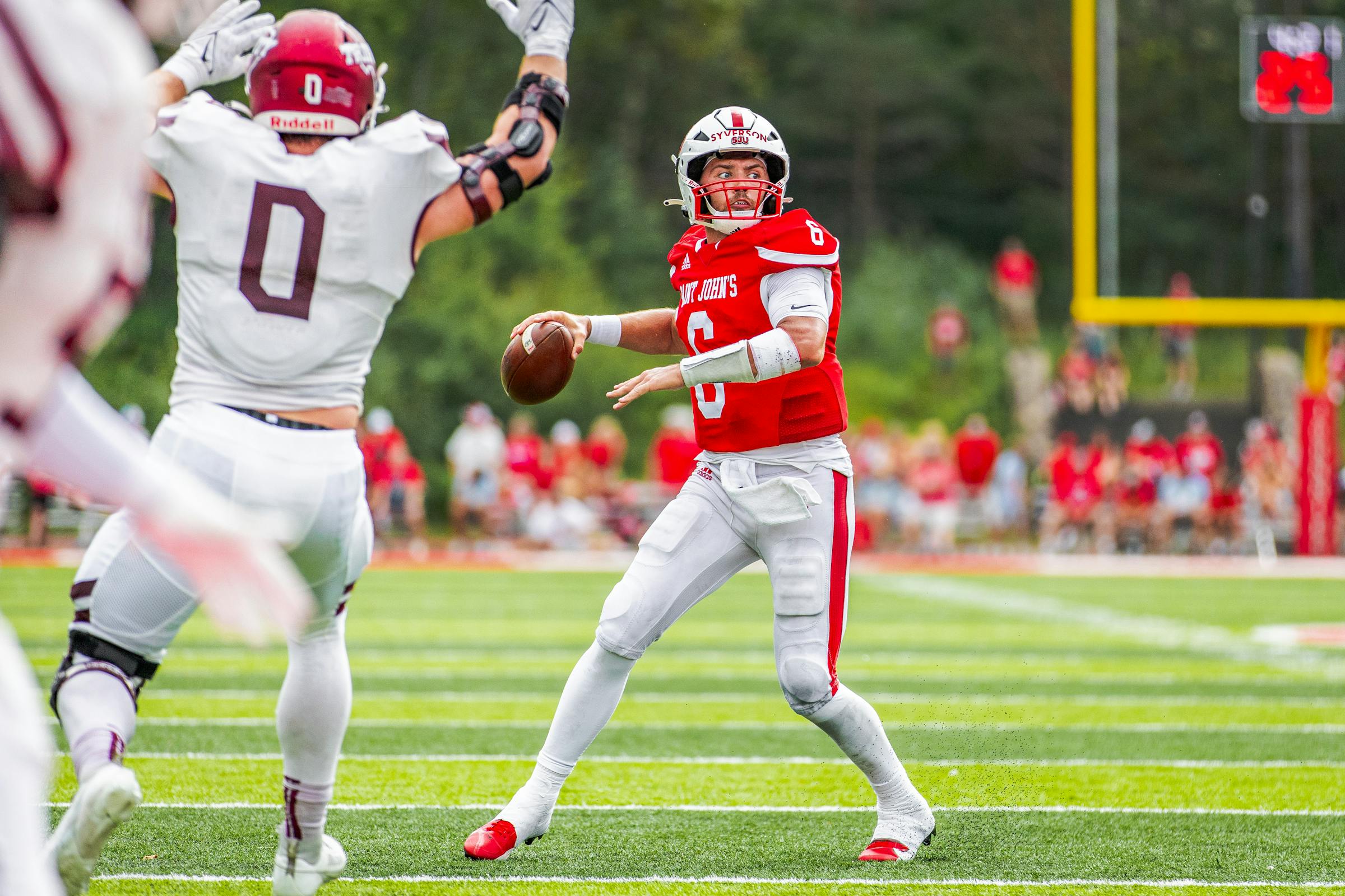 St. John's quarterback Aaron Syverson makes third time a charm