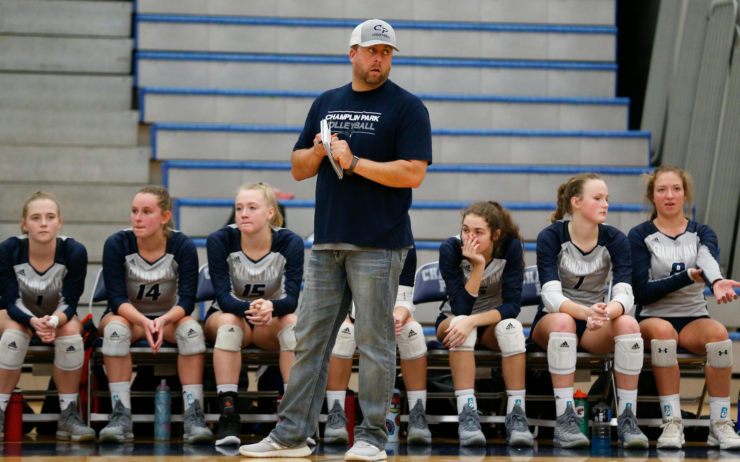 Champlin Park volleyball coach John Yunker is hospitalized