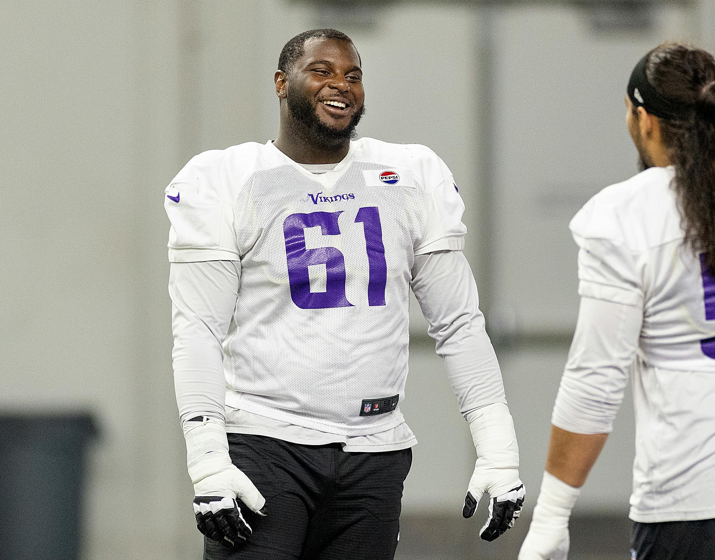 DL Jalen Redmond leads the Minnesota Vikings in sacks