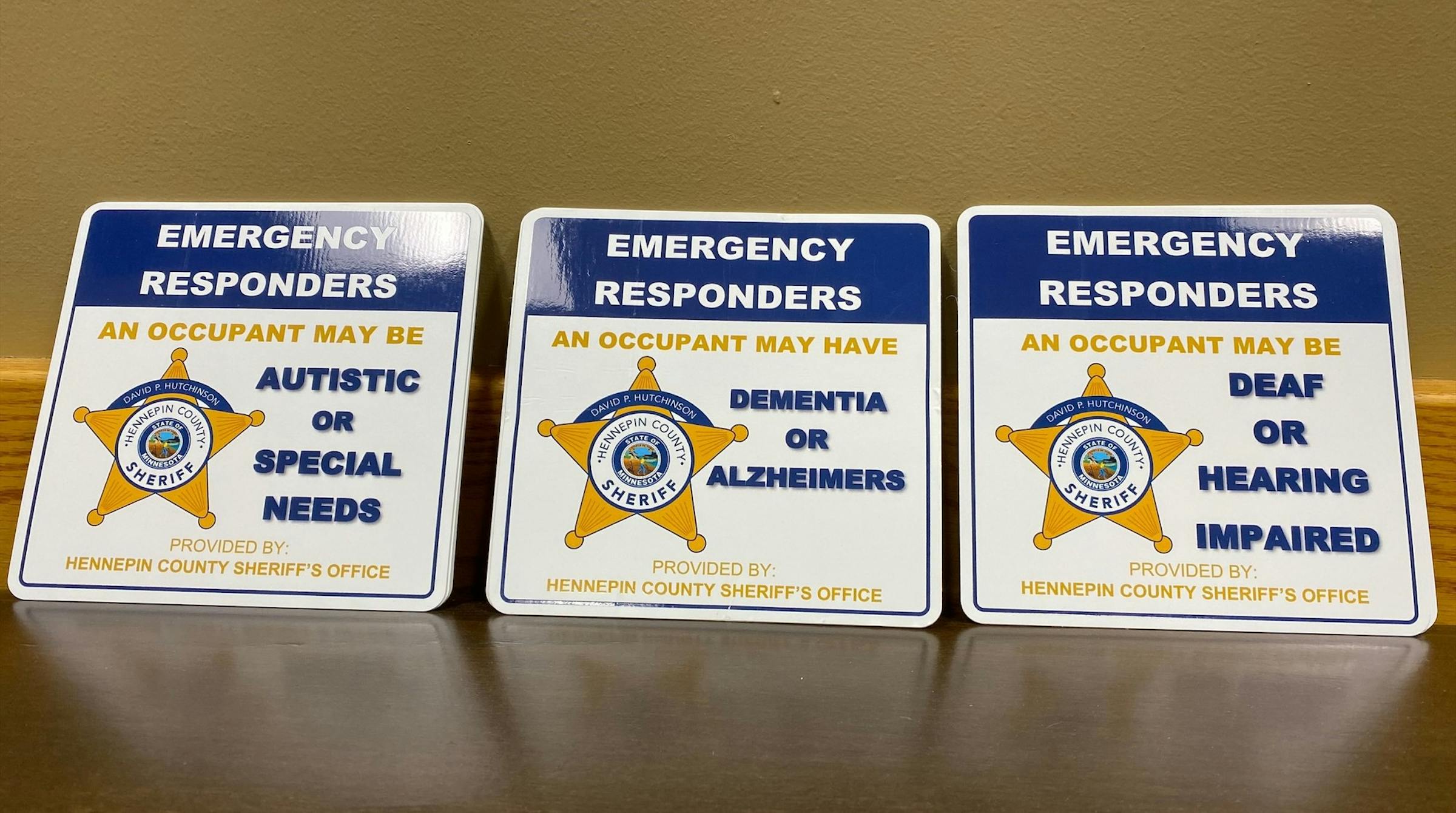 Hennepin County offers stickers to alert first responders to special needs