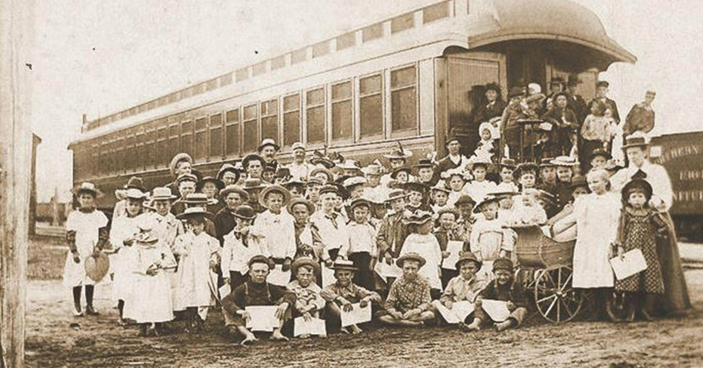 'Orphan Train' project hits home for co-owner of comunications firm