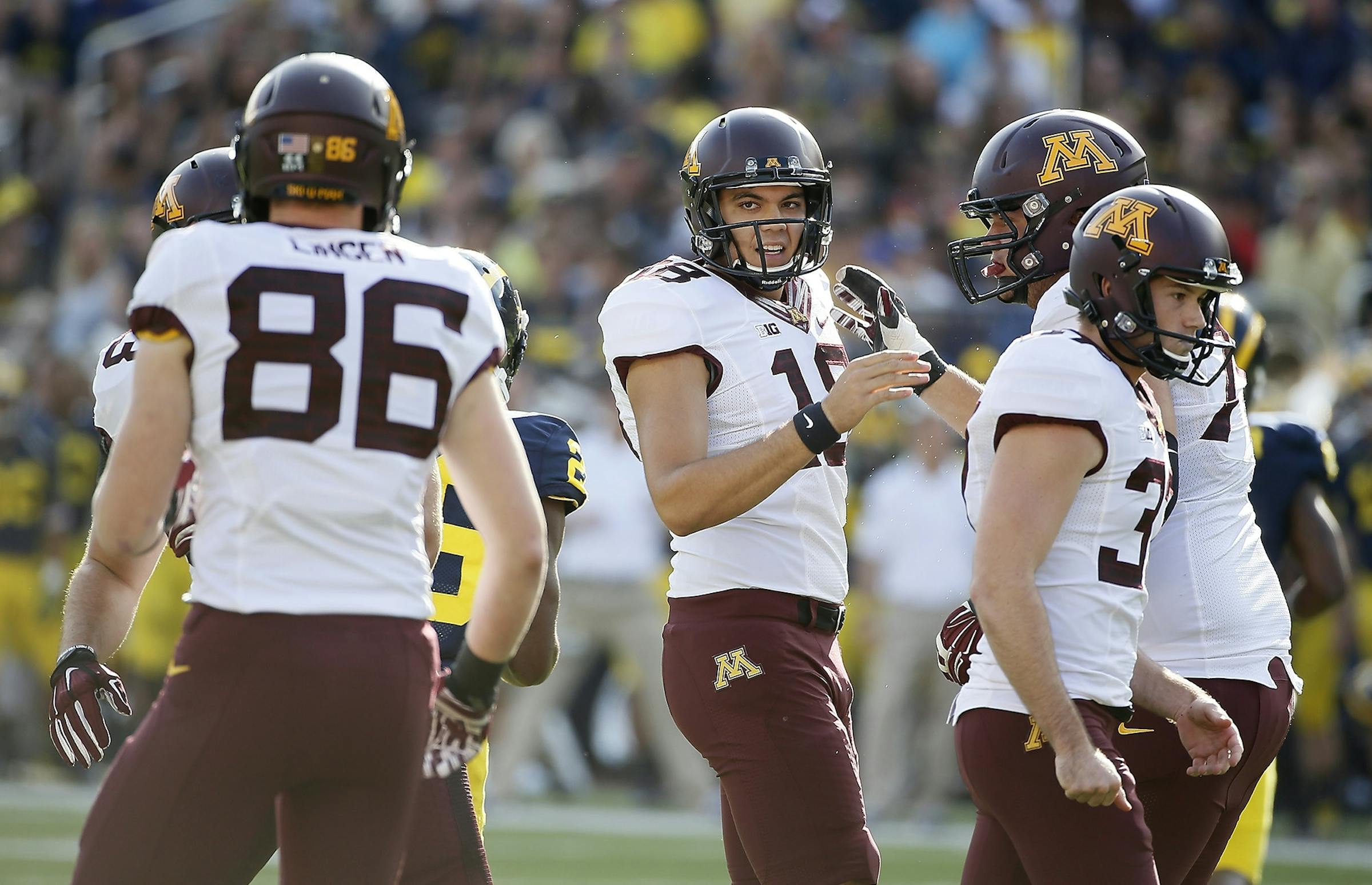 Michigan game was a big one for Gophers freshman kicker