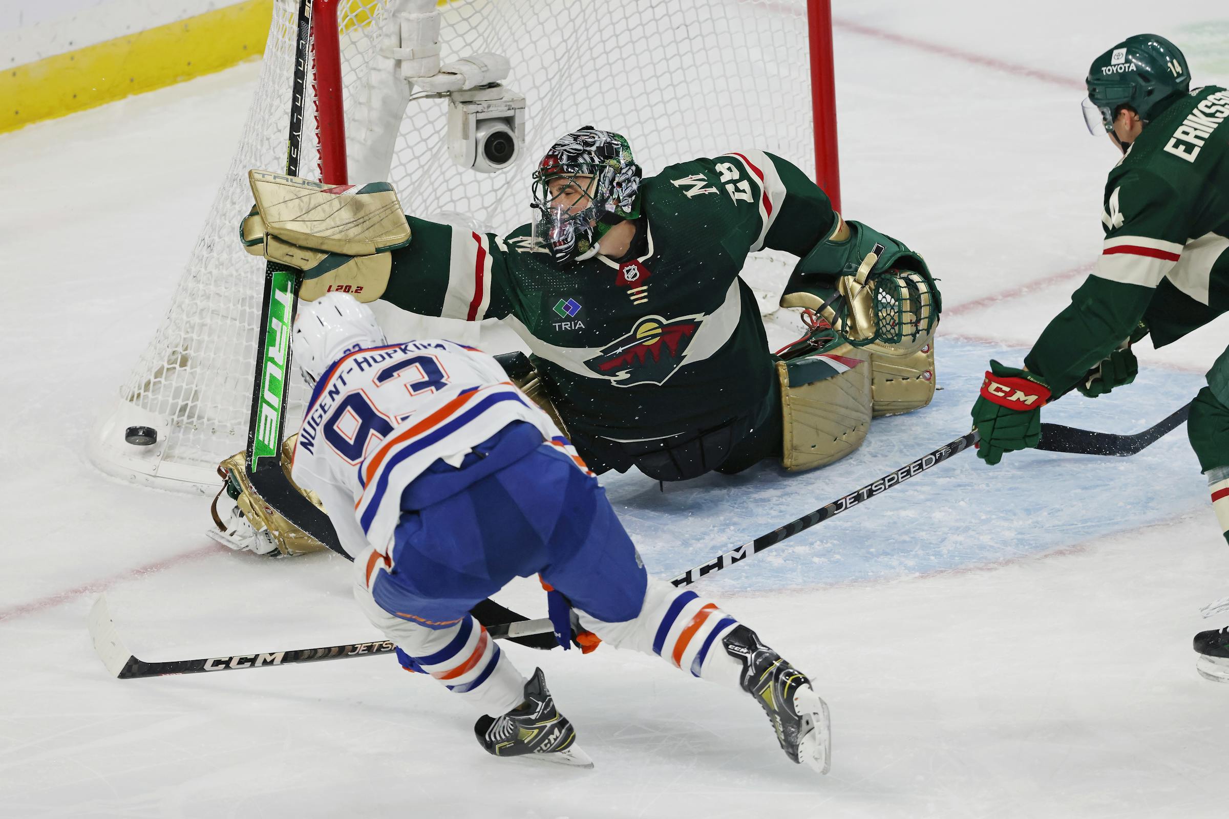 Marc-Andre Fleury starts, Sammy Walker in lineup as Wild faces Oilers ...