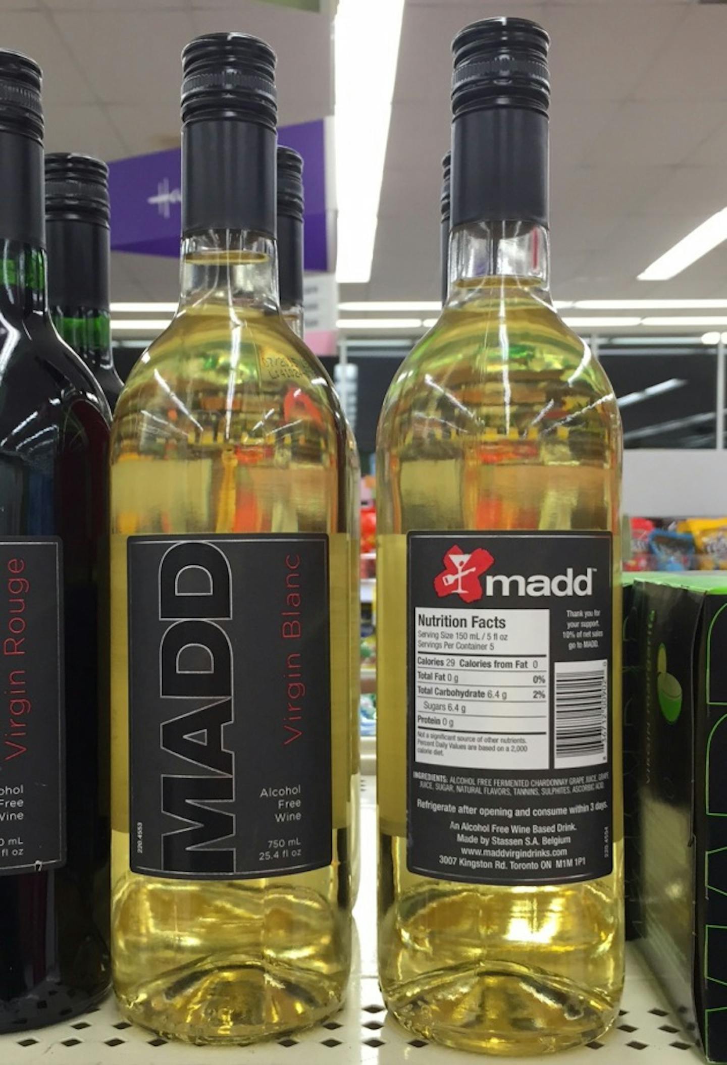Alcohol industry involved in production of MADD Virgin Drinks