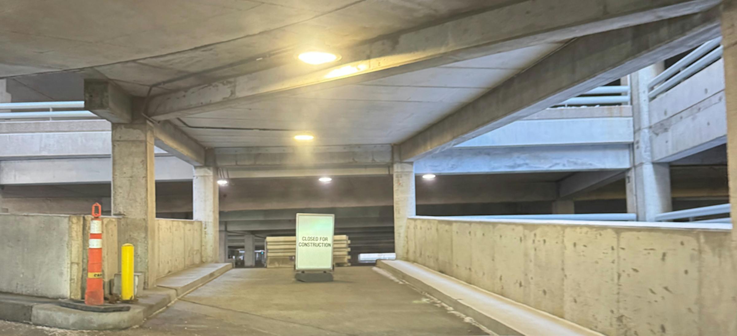 Why are there so many parking spots blocked off at MSP Airport’s ramps?