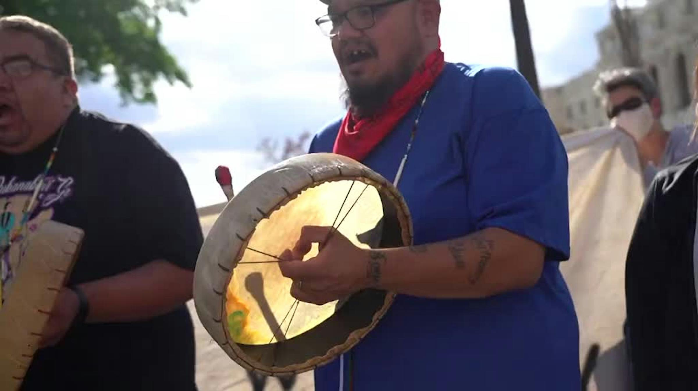 American Indian Movement leader charged with felony for toppling ...